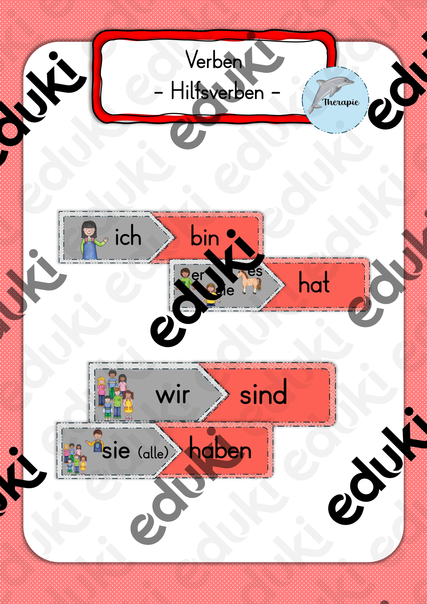 Verben zusammensetzen mit Hilfsverben – Unterrichtsmaterial im Fach Deutsch