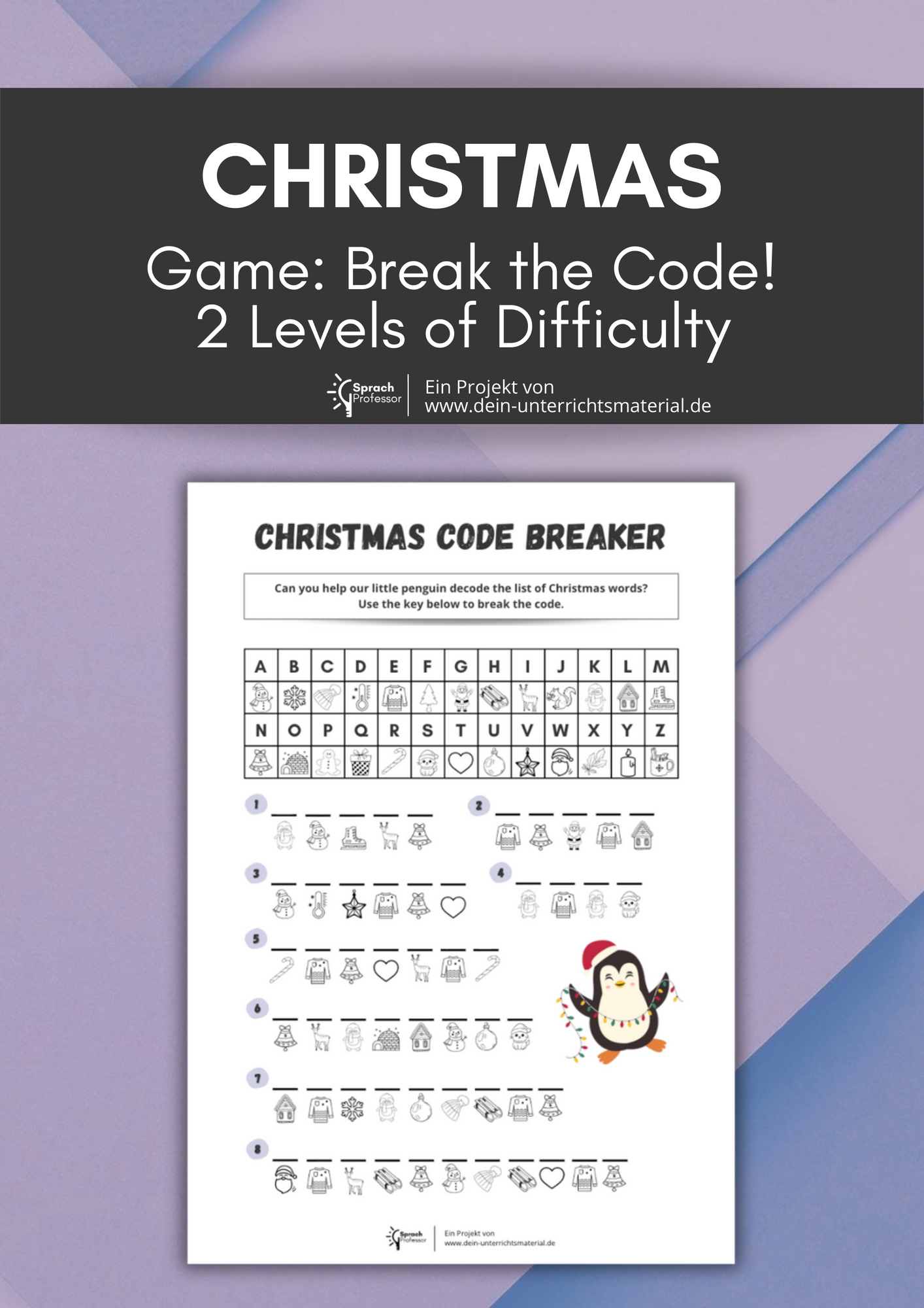 Christmas Game - Break the Code (decoding challenge ...