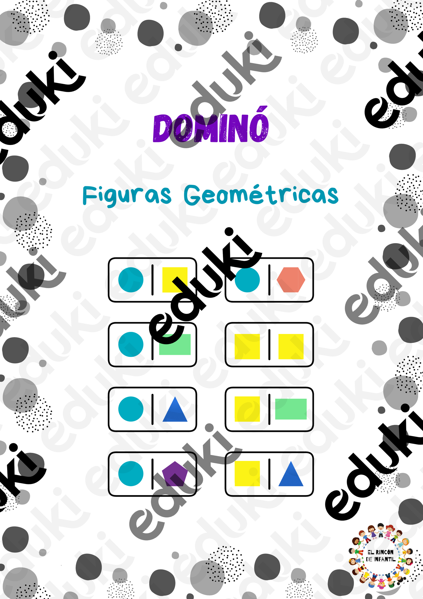 Dominó figuras geométricas - material de la siguiente asignatura ...