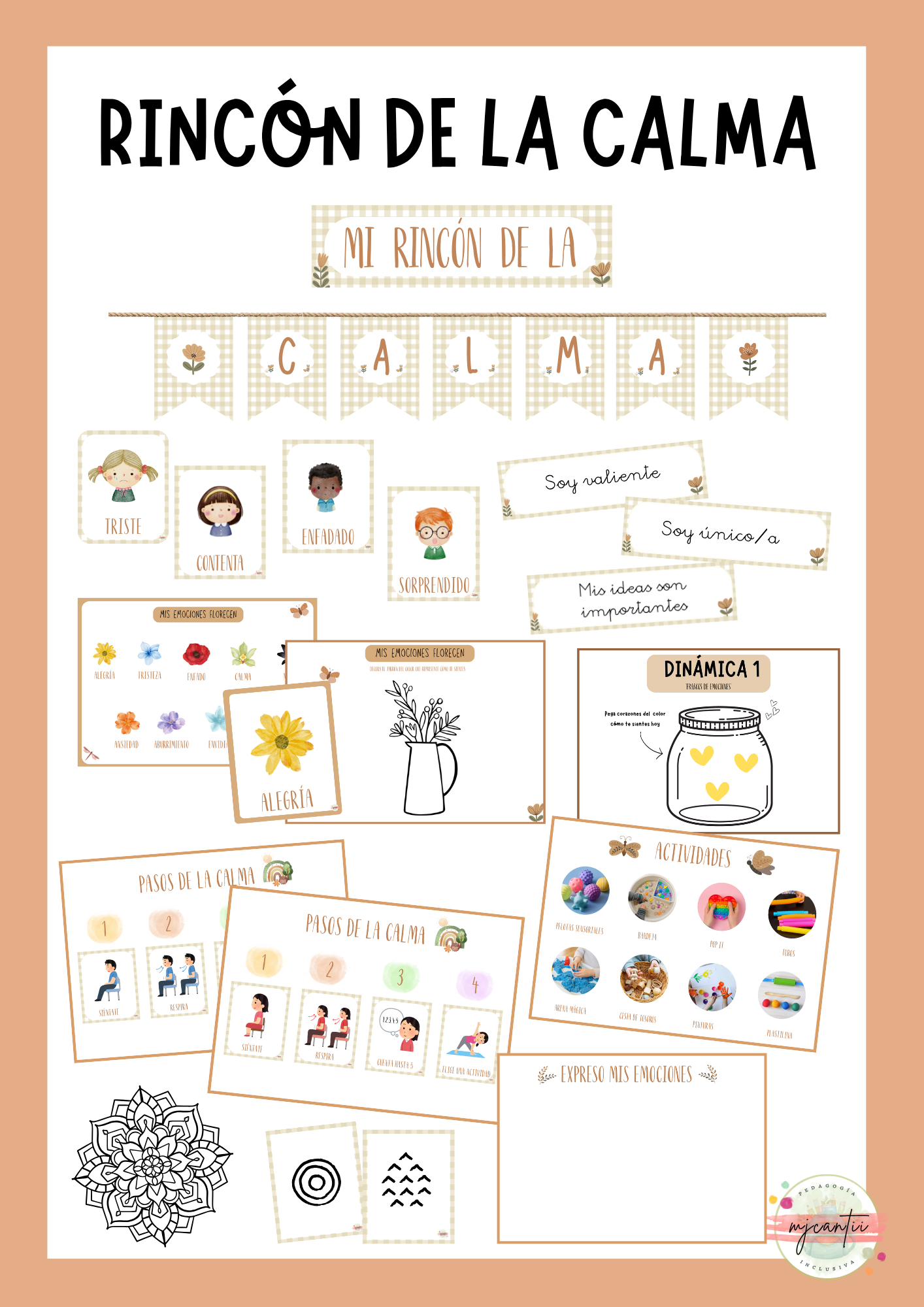 RINCÓN DE LA CALMA - material de la siguiente asignatura Educación socioemocional