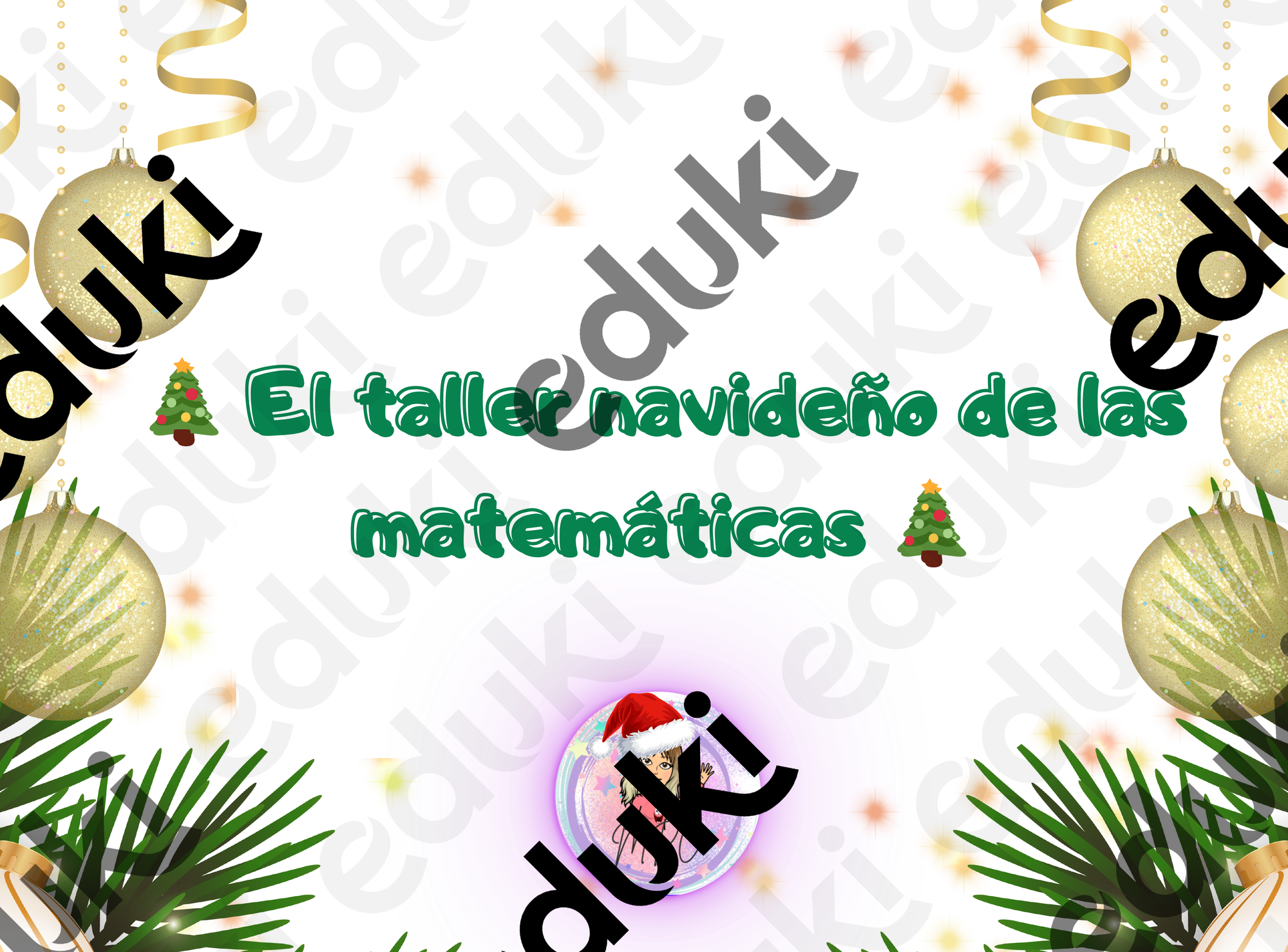 El taller navideño de las matemáticas - material de la siguiente ...