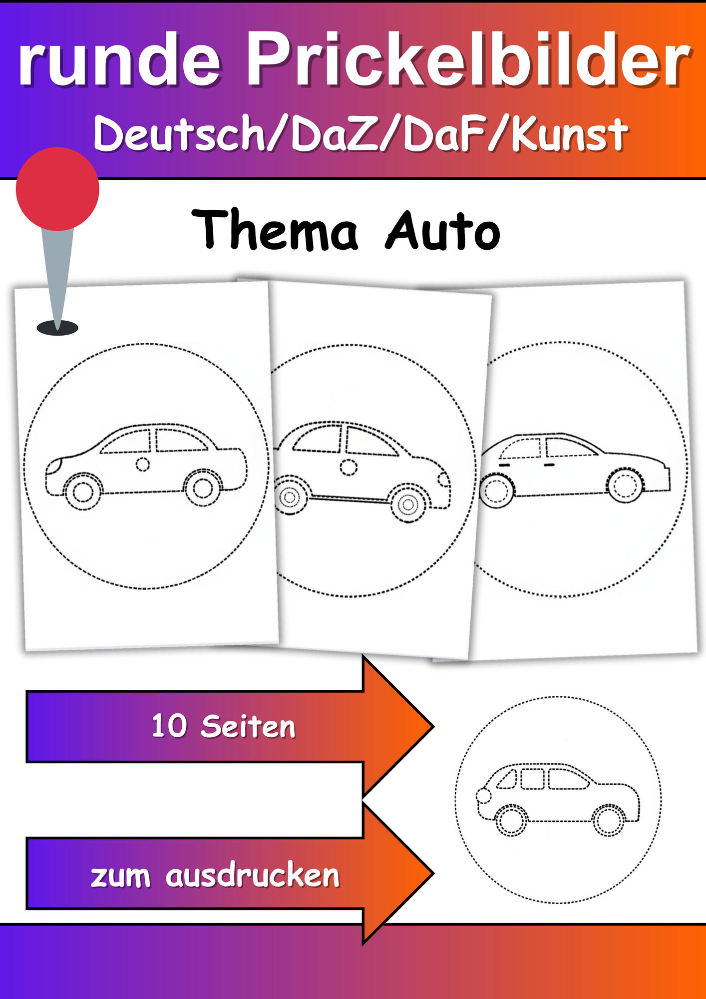 Cover Paket Ausmalbilder_11 – Unterrichtsmaterial im Fach