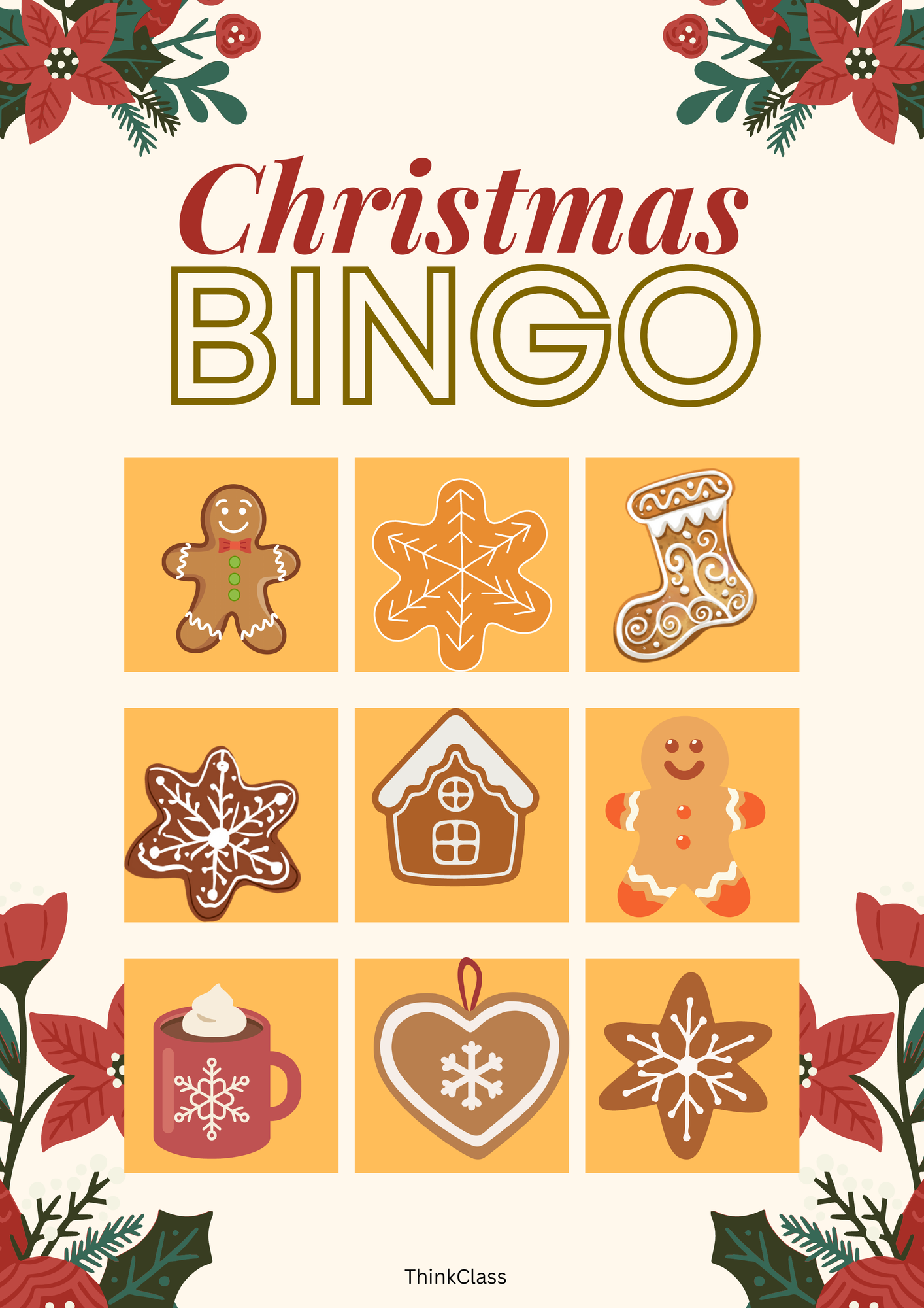 Christmas Bingo- ThinkClass - Εκπαιδευτικό υλικό για το μάθημα