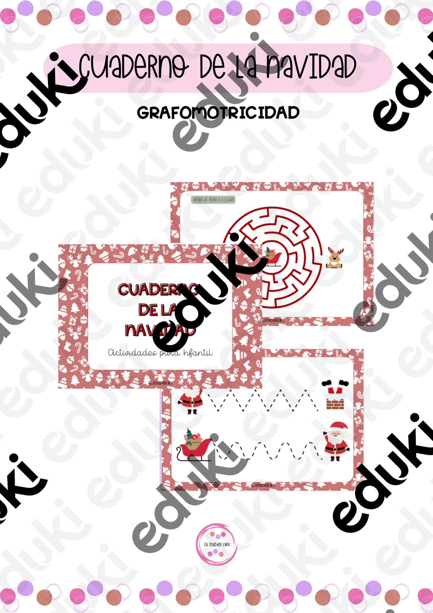 CUADERNO DE LA NAVIDAD - Actividades de grafomotricidad - material de ...