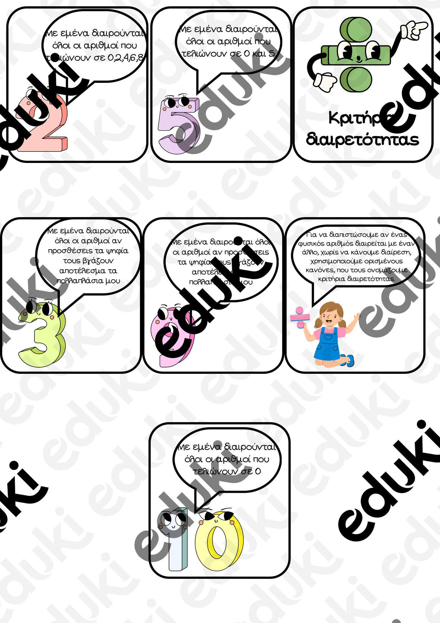 ΚΡΙΤΗΡΙΑ ΔΙΑΙΡΕΤΟΤΗΤΑΣ ΜΠΡΕΛΟΚ ΚΑΙ ΚΑΡΤΕΣ - Εκπαιδευτικό υλικό για το ...