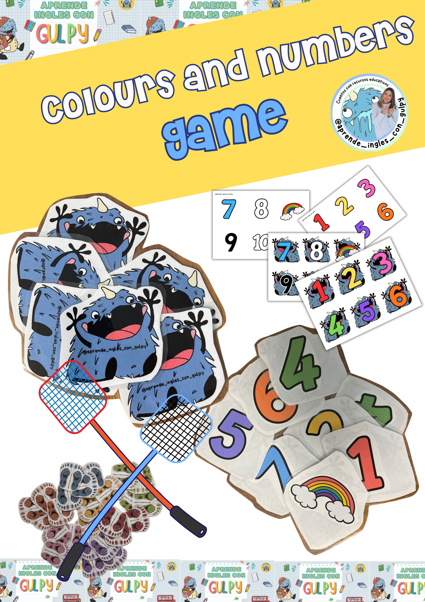 Colours and numbers flashcards - material de la siguiente asignatura ...