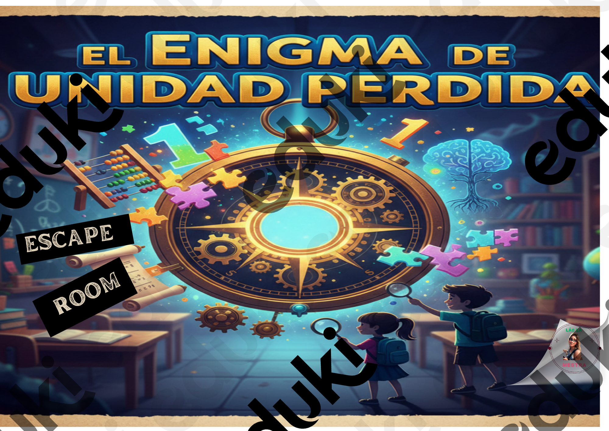 ESCAPE ROOM, REDUCCIÓN A LA UNIDAD - material didáctico de las ...