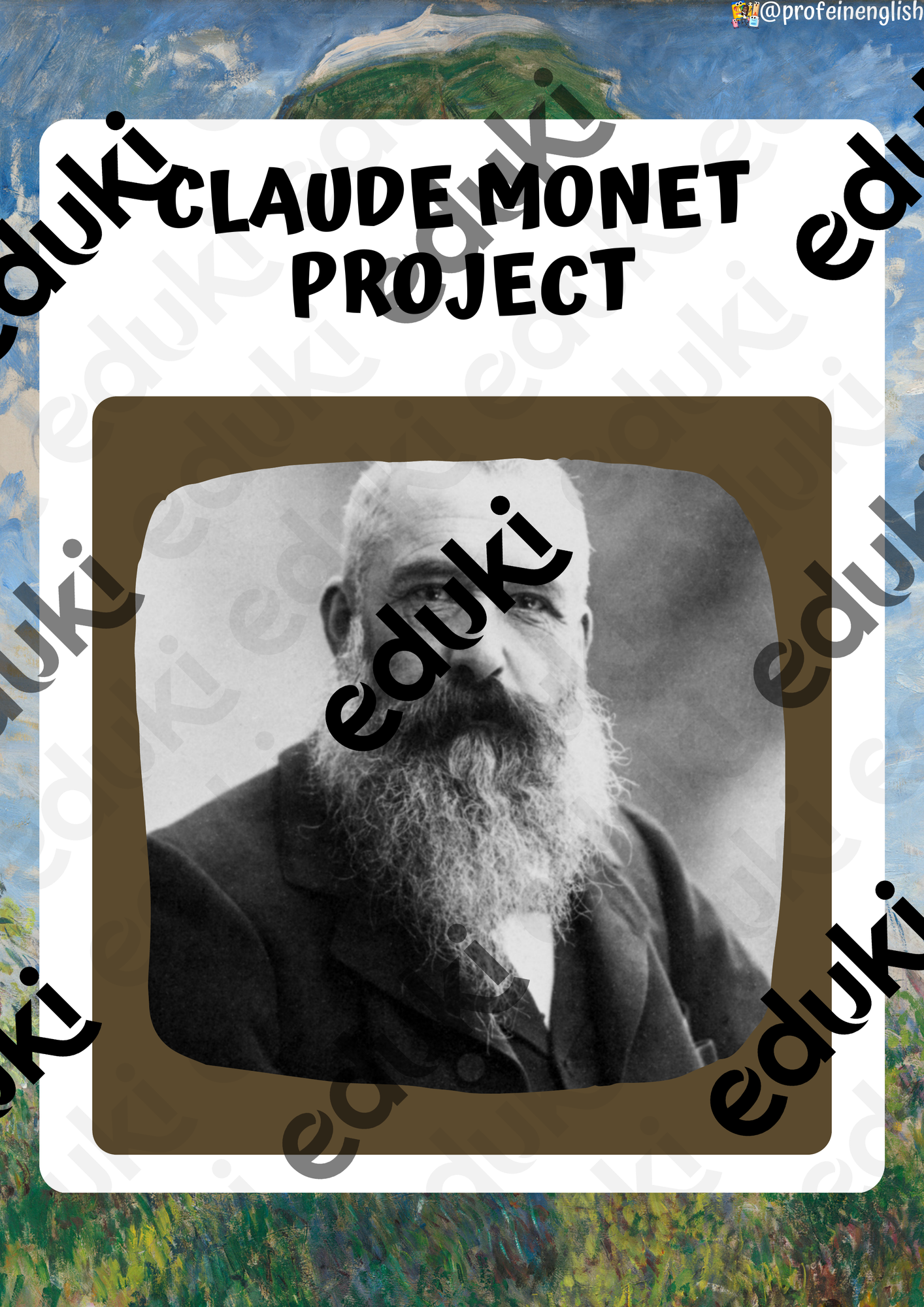 Claude Monet entdecken. Englisch. – Unterrichtsmaterial im Fach Englisch