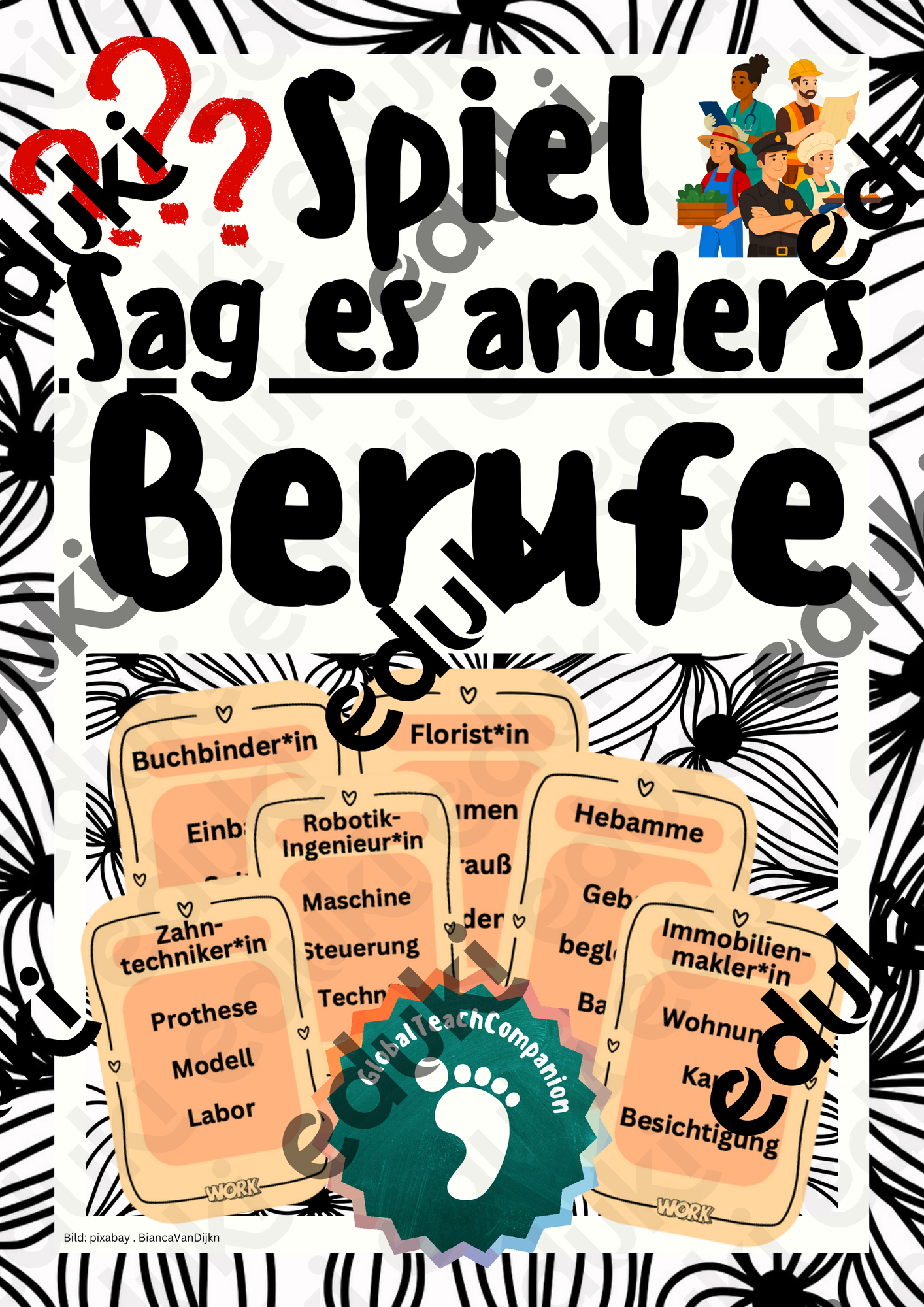Sag es anders - Berufe kennenlernen – Unterrichtsmaterial in den ...