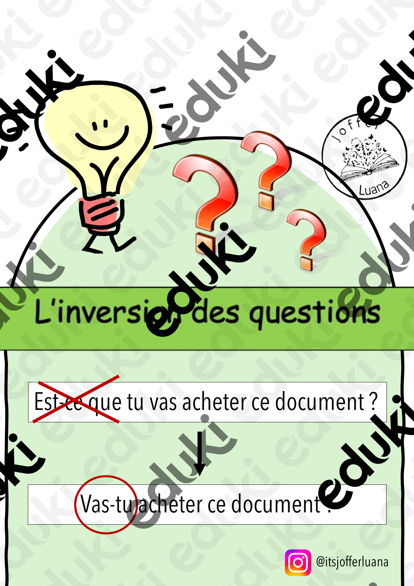 L’inversion des questions – Exercices + Correctif – Unterrichtsmaterial ...