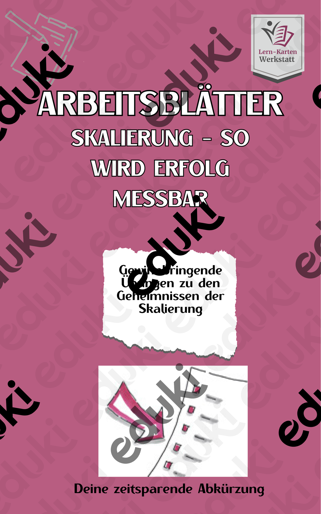 Arbeitsblätter zum Werkzeug „Skalierung - Erfolge messen ...