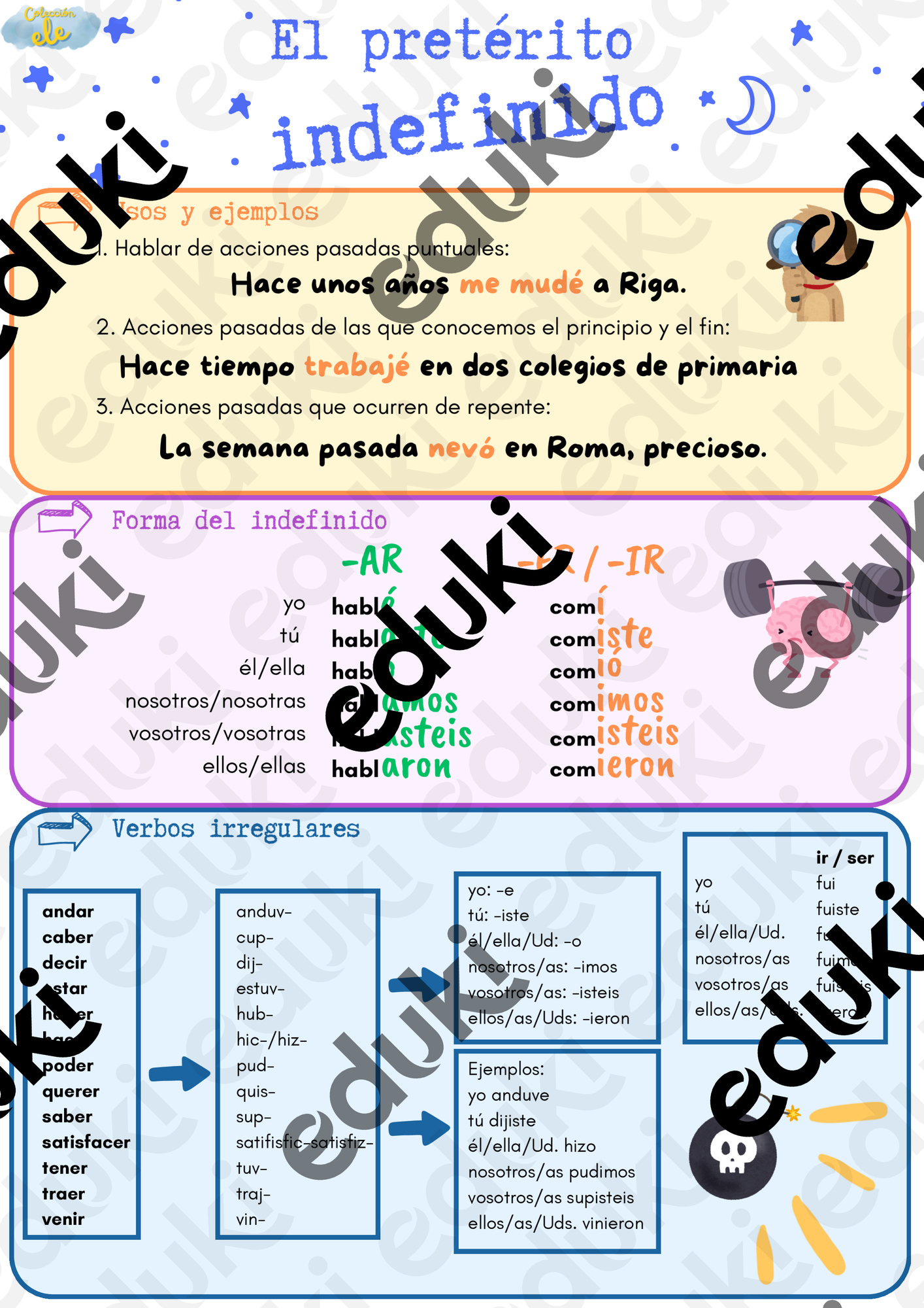 A2_pretérito indefinido_gramática_y_actividades - material de la ...