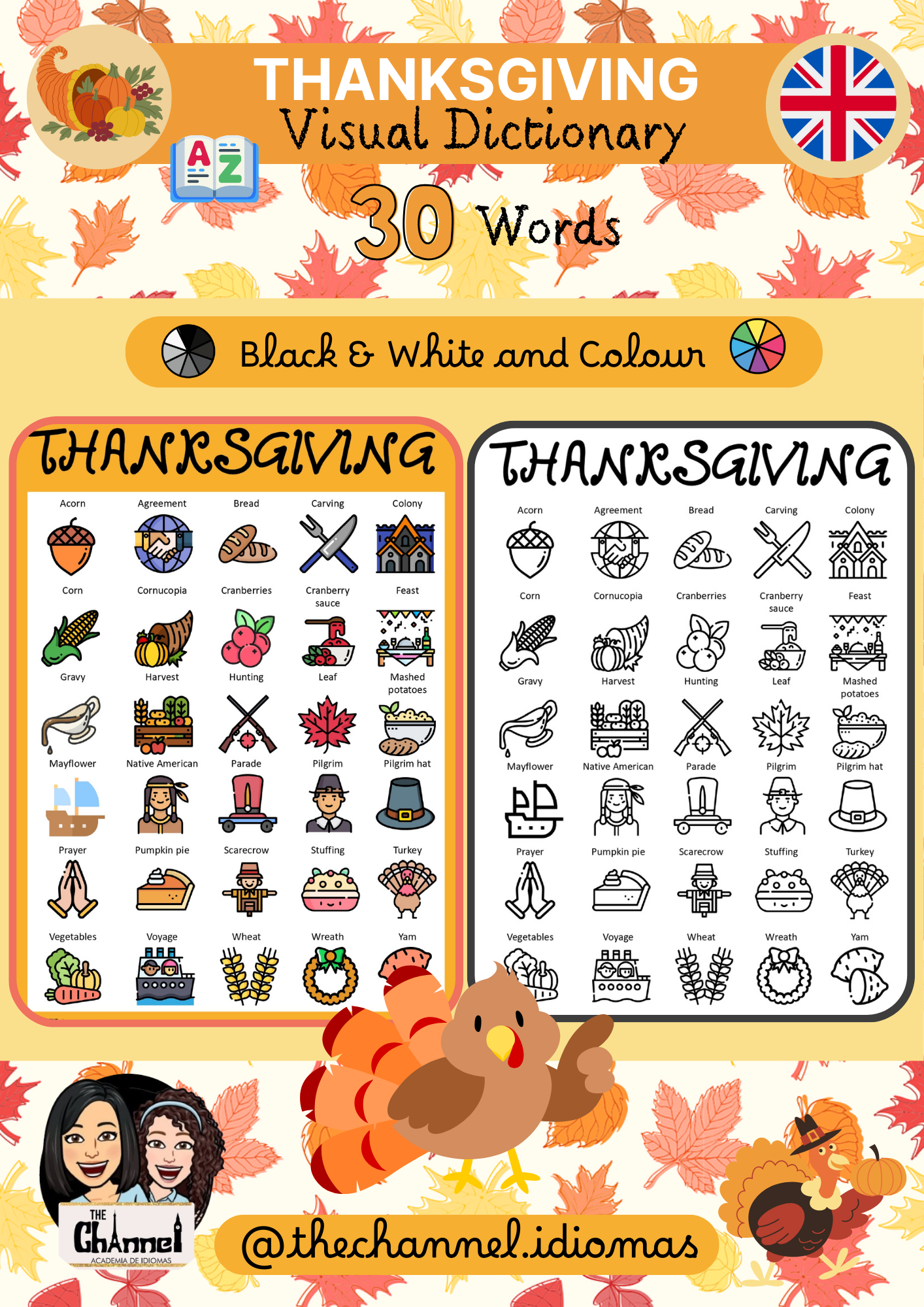 THANKSGIVING – Visual Dictionary (Colour and Black & White ...