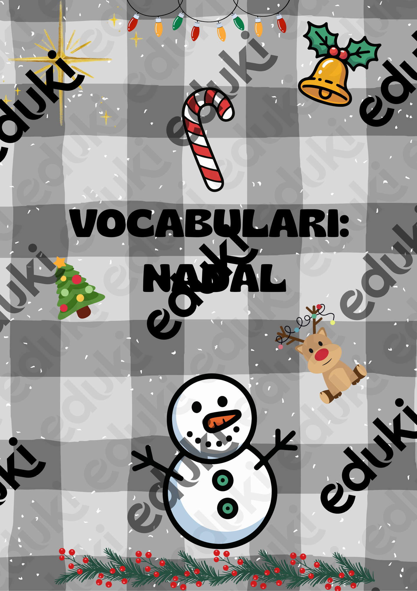 Targetes Vocabulari Nadal - material de la siguiente asignatura Català