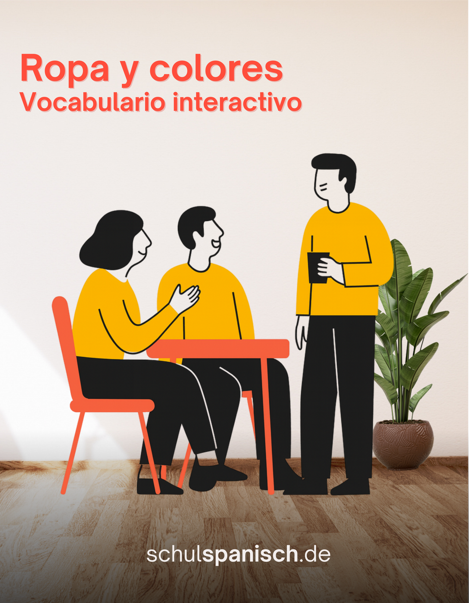 La ropa y los colores - vocabulario interactivo – Unterrichtsmaterial ...