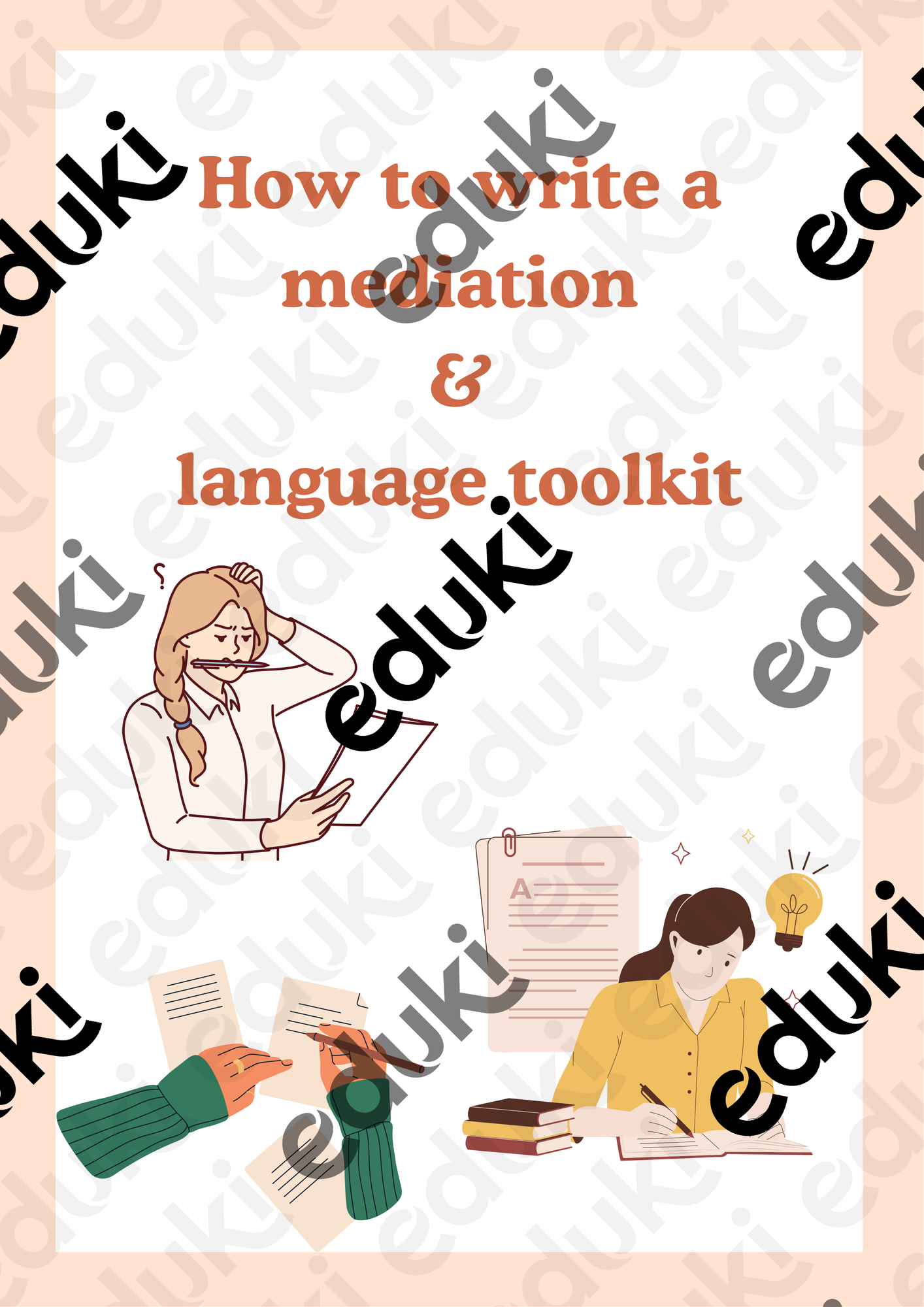 How to write a mediation Englisch – Unterrichtsmaterial im Fach Englisch