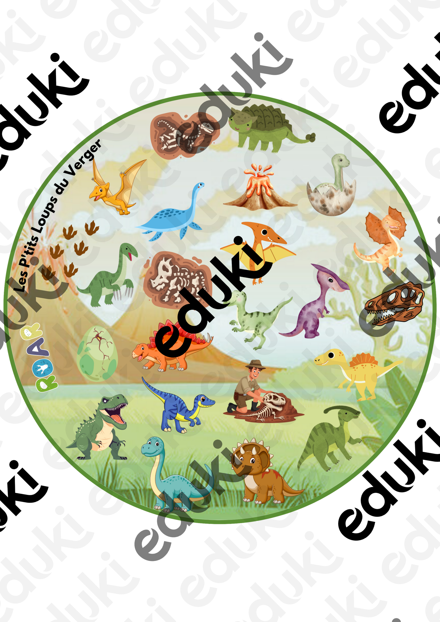 Cherche et trouve dinosaures - Ressource pédagogique pour les matières ...