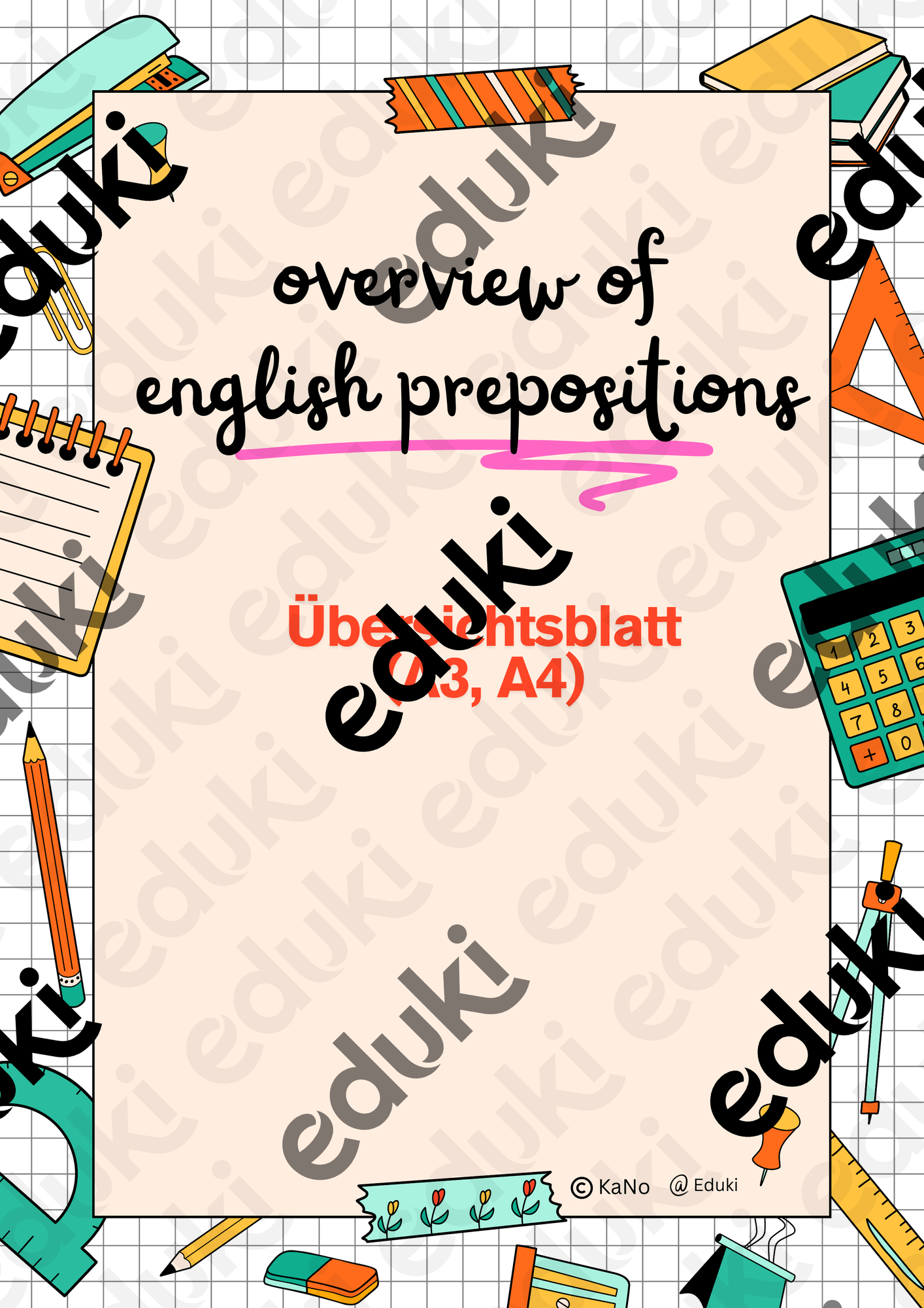 English Prepositions – Übersicht für die Sekundarstufe ...