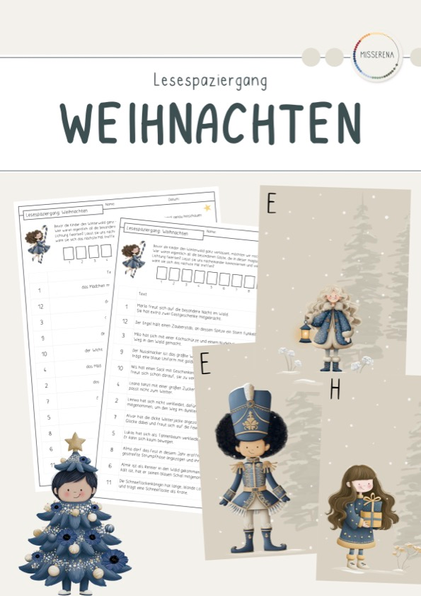 Lesespaziergang: Weihnachten (Leseverständnis) Adventsaktion ...