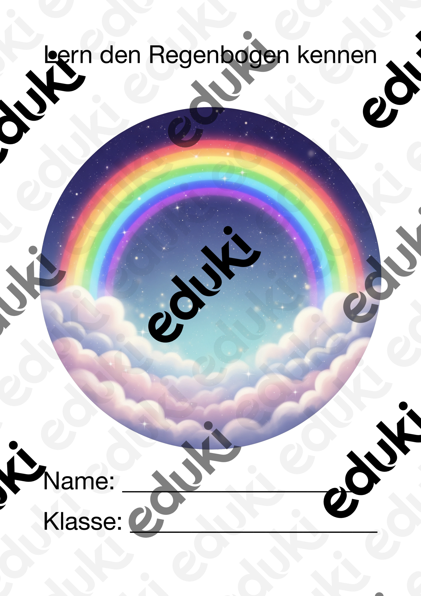 Lernwerkstatt „Regenbogen“ – Farben entdecken (Vorschule & 1. Klasse ...