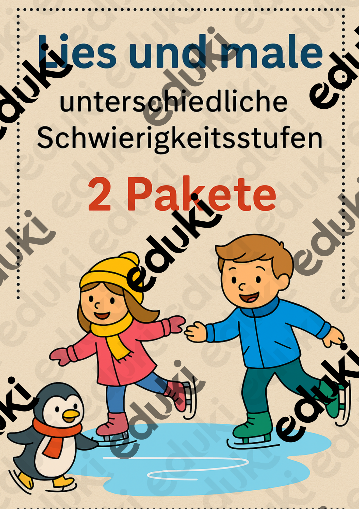 Lies und male – Unterrichtsmaterial im Fach Deutsch