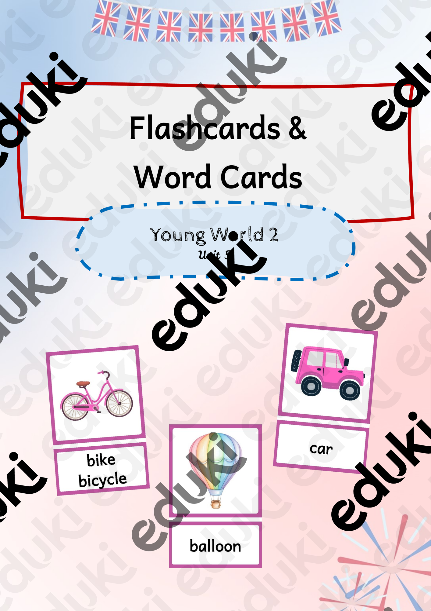 Flashcards & Word Cards zu Young World 2, Unit 5 – Unterrichtsmaterial ...