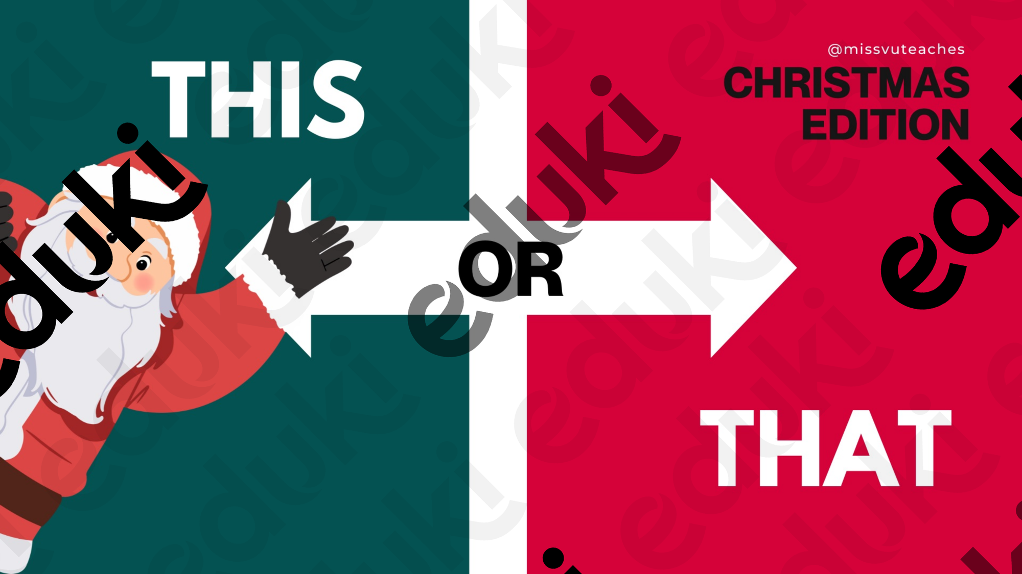 THIS OR THAT? Game - Christmas Edition – Unterrichtsmaterial im Fach ...