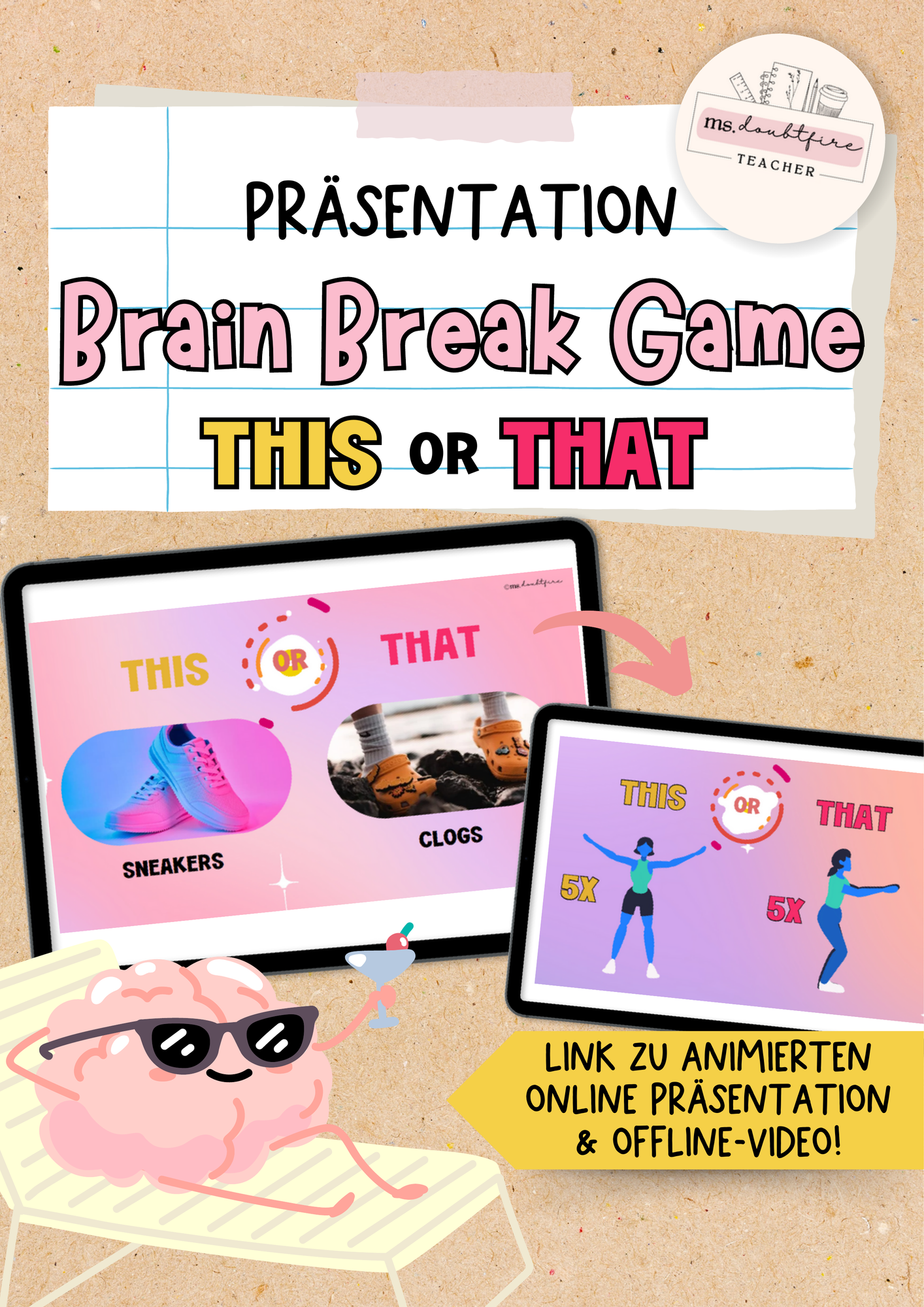 Brain Breaks digital Game "This or that" (Gioco: "questo o quello ...