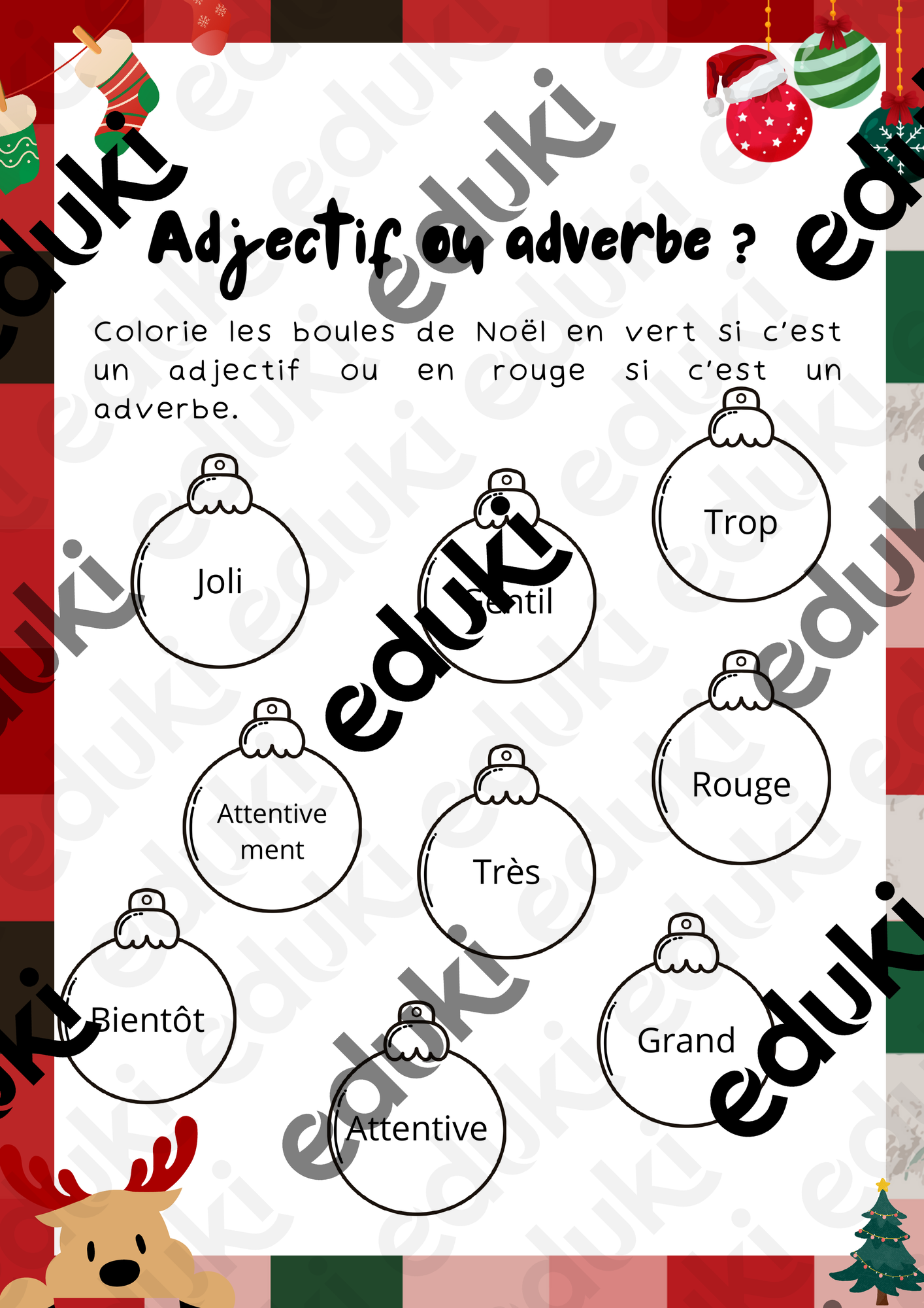 Fiche exercice thème noël cycle 3 - Ressource pédagogique pour les ...