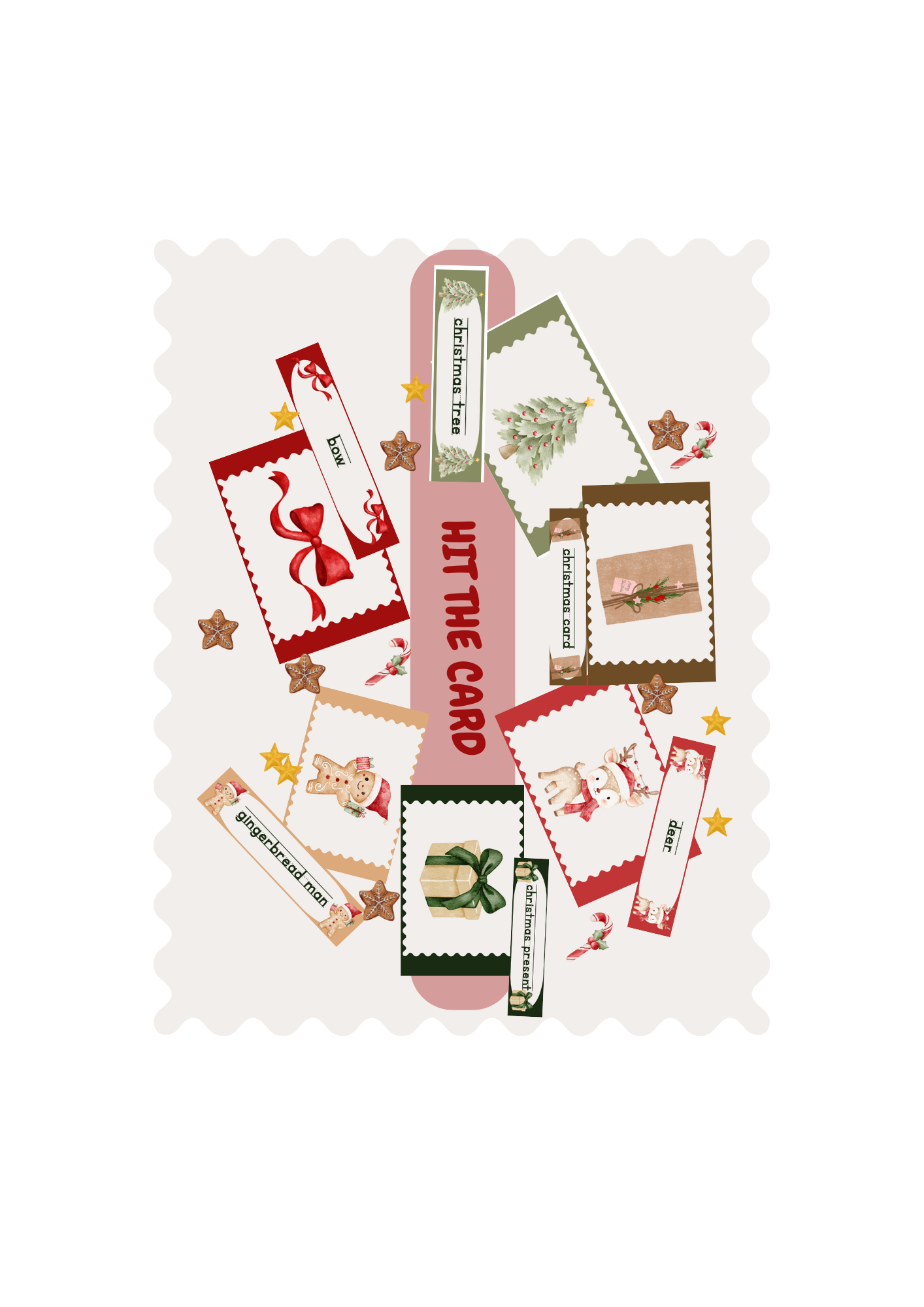 hit the card game: Christmas – Unterrichtsmaterial im Fach Englisch