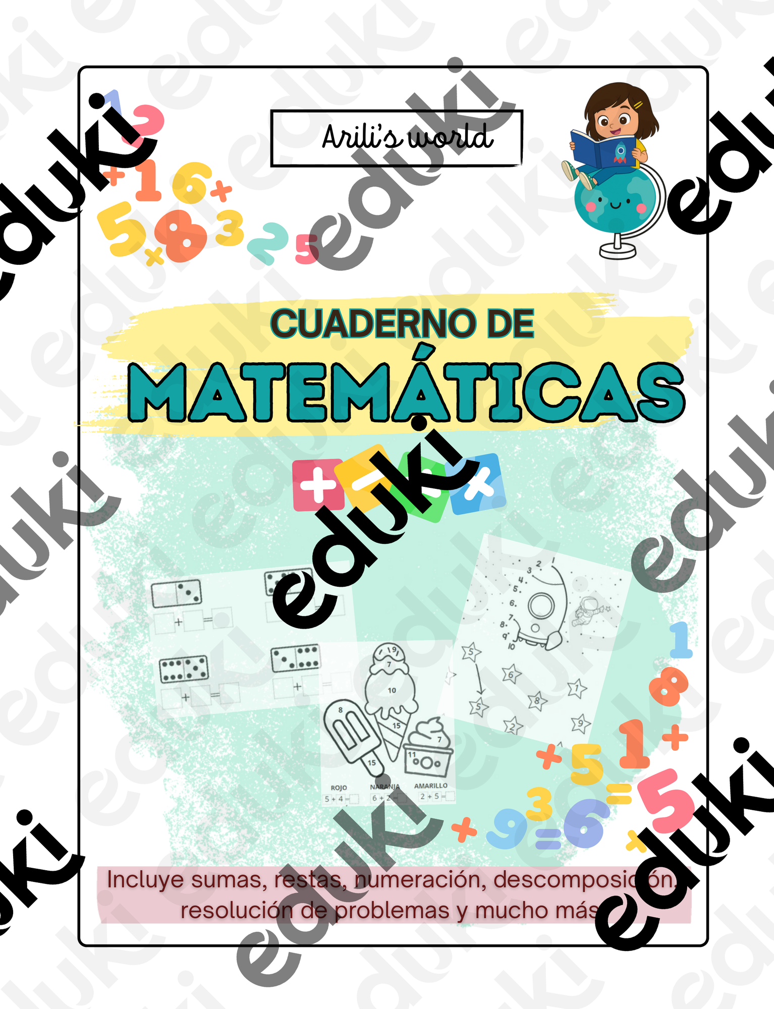 Cuaderno de actividades matemáticas divertidas - material de la ...