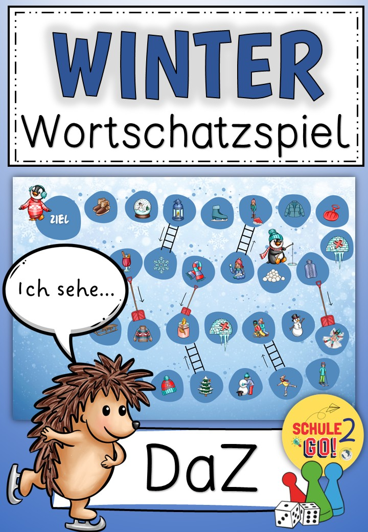 WINTER / Wortschatzspiel DaZ – Unterrichtsmaterial in den Fächern DaZ ...
