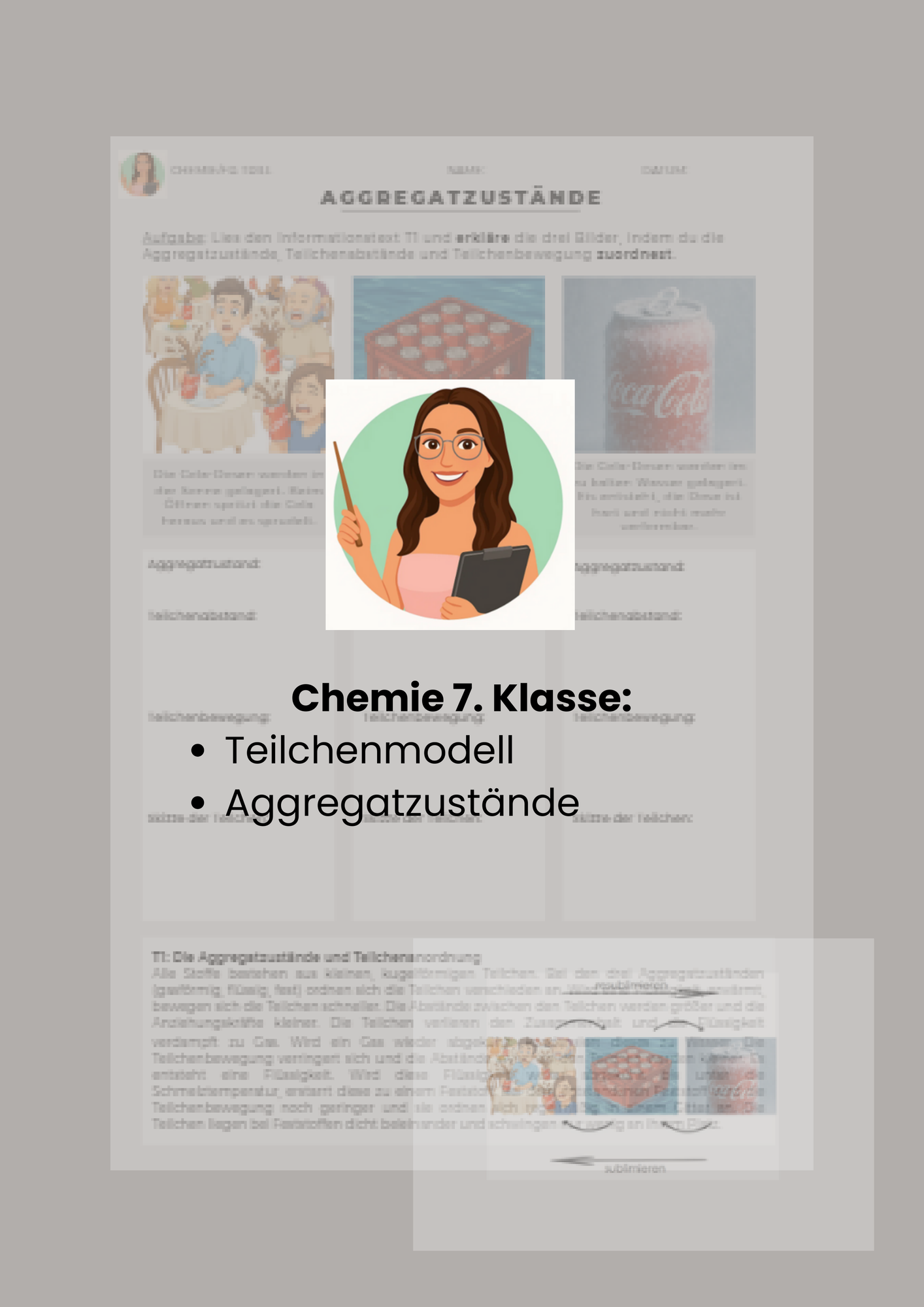 CH7: Aggregatzustand und Teilchenmodell – Unterrichtsmaterial im Fach ...