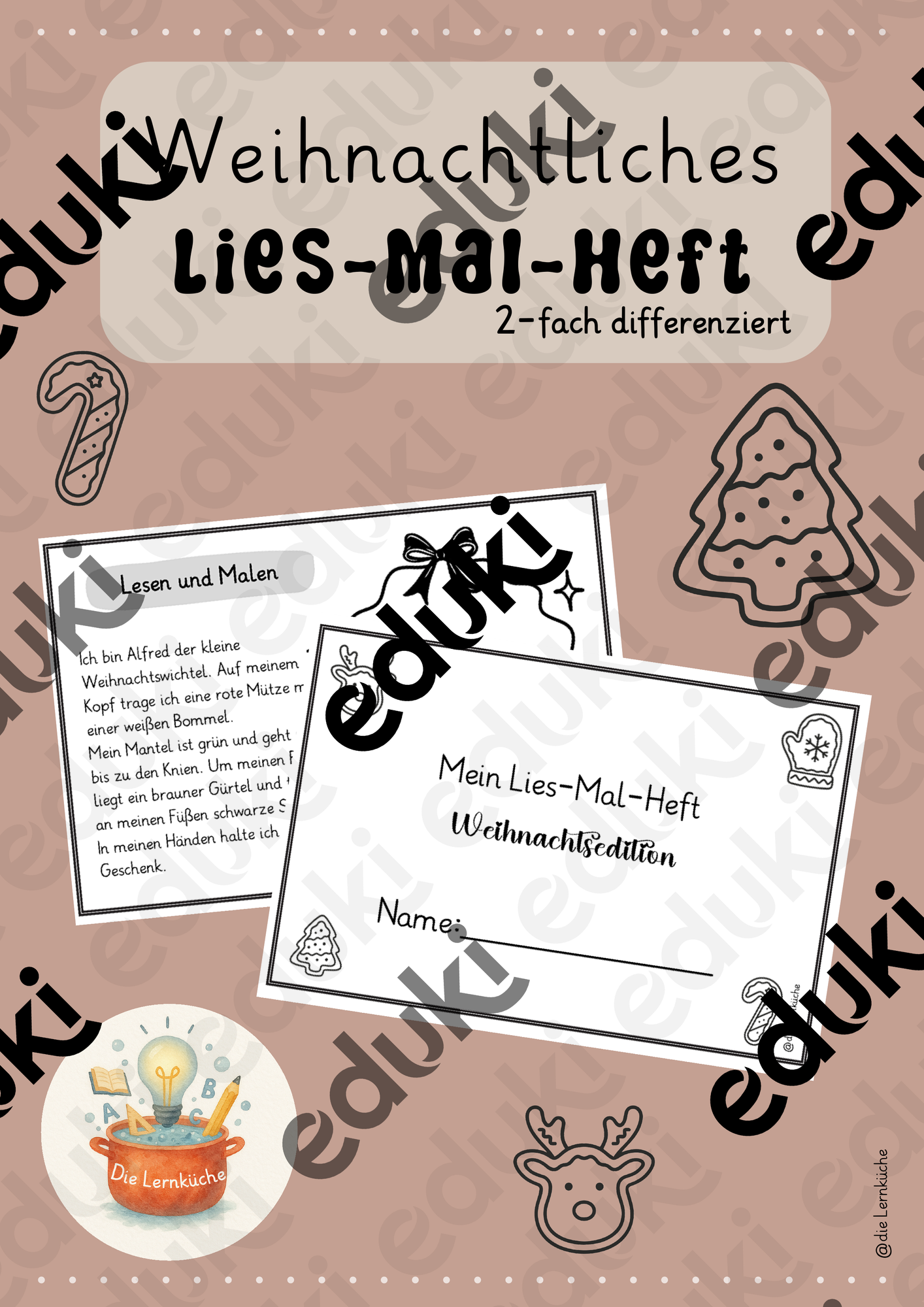Lies-Mal-Heft 2.Klasse Weihnachten – Unterrichtsmaterial im Fach Deutsch