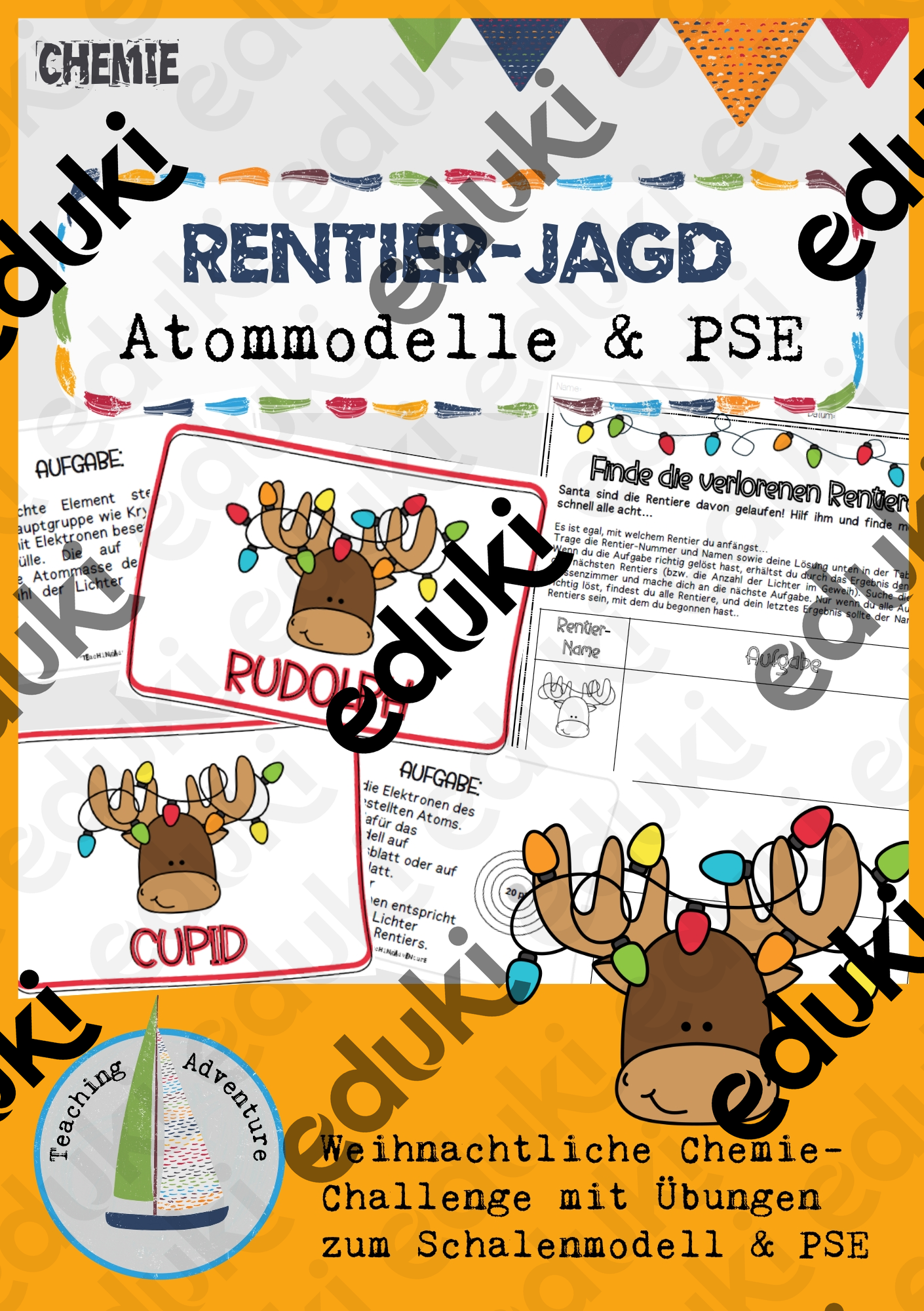 Rentier-Jagd | Weihnachtliche Chemie-Challenge – Unterrichtsmaterial im ...