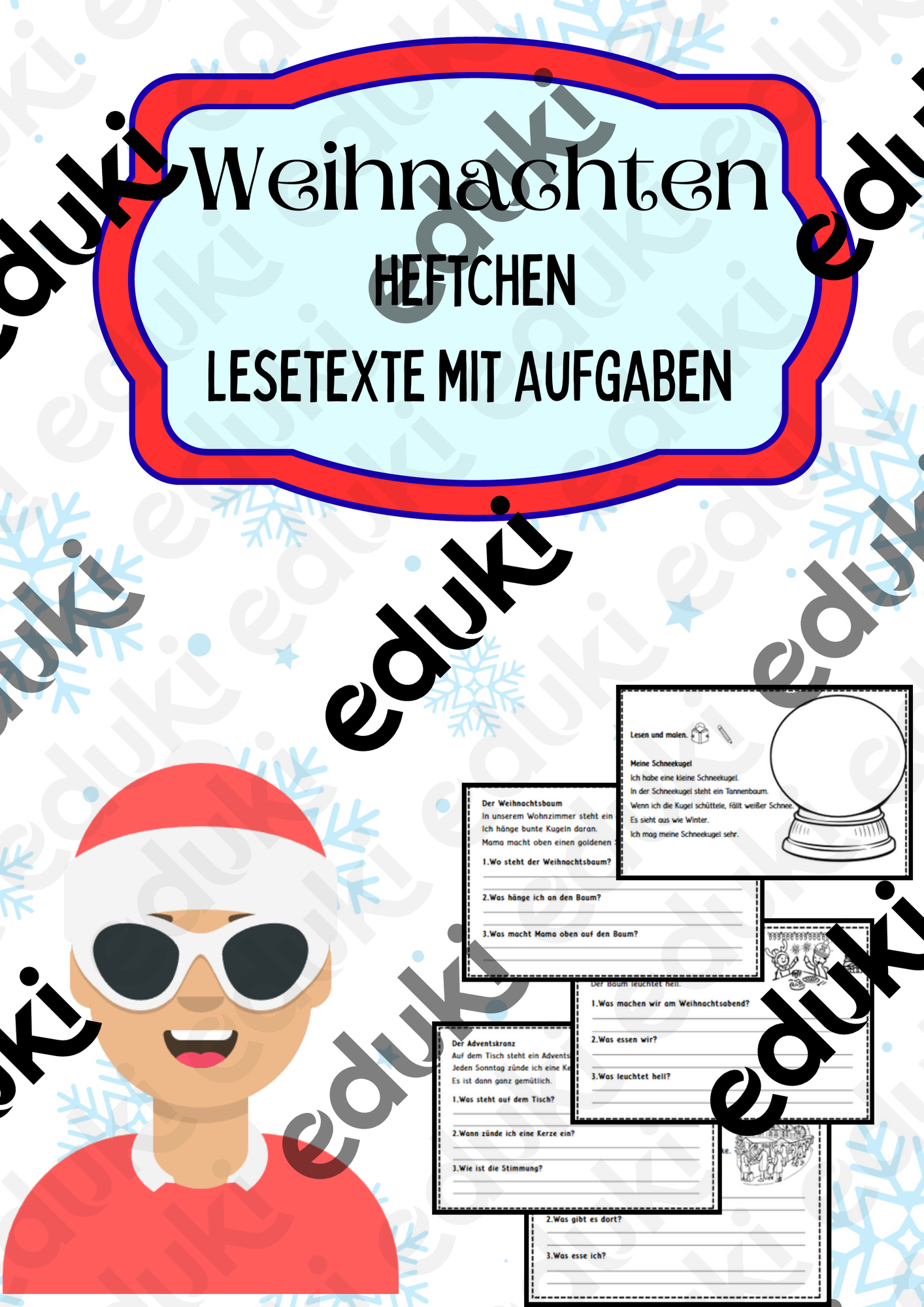 Weihnachten 10 Lesetexte mit Aufgaben – Unterrichtsmaterial im Fach Deutsch