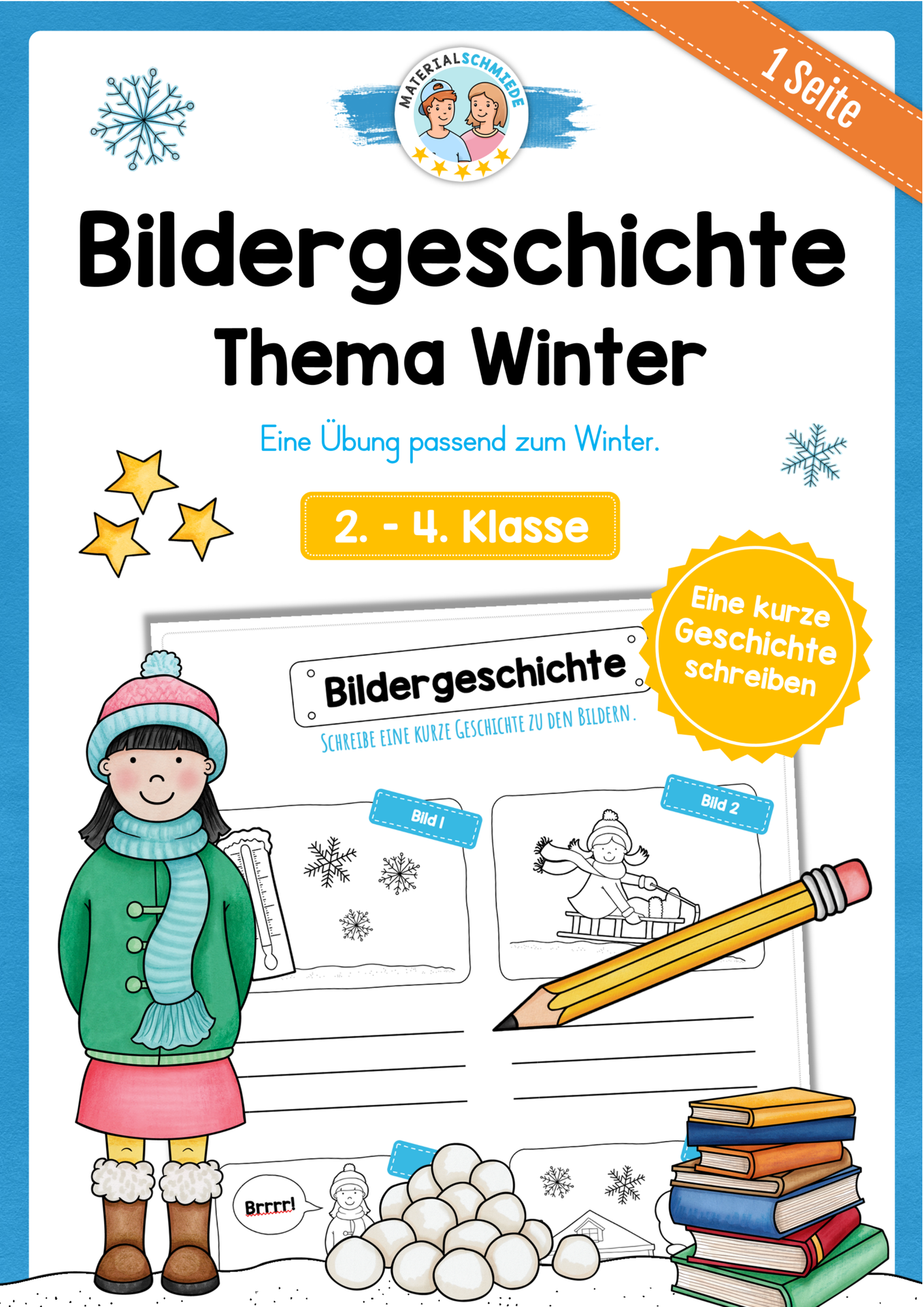 Bildergeschichte zum Winter – Unterrichtsmaterial in den Fächern ...