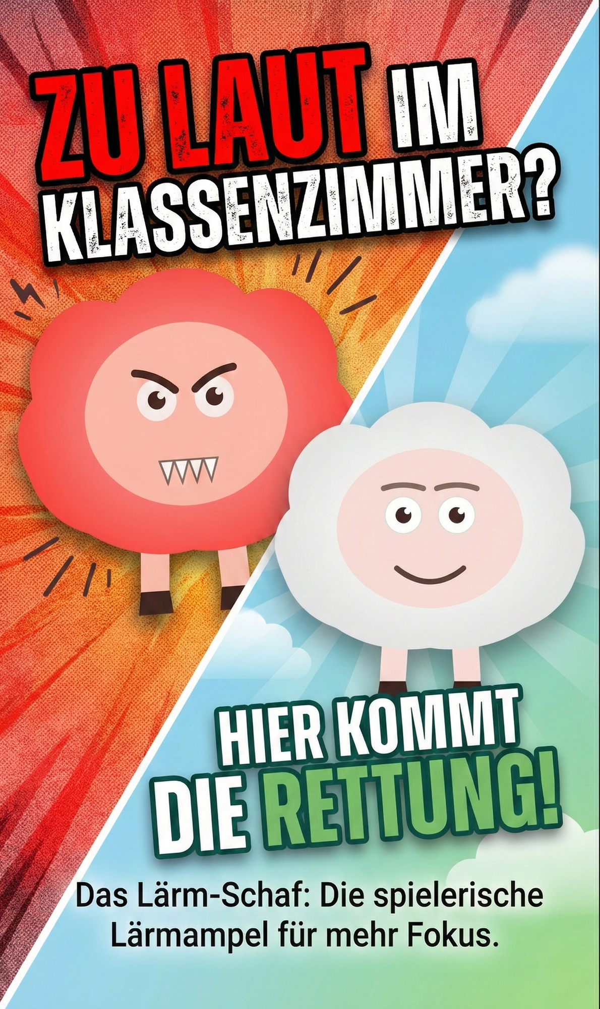 Lärm-Schaf: Digitale Lärmampel & Belohnungssystem (App + Regelplakat ...
