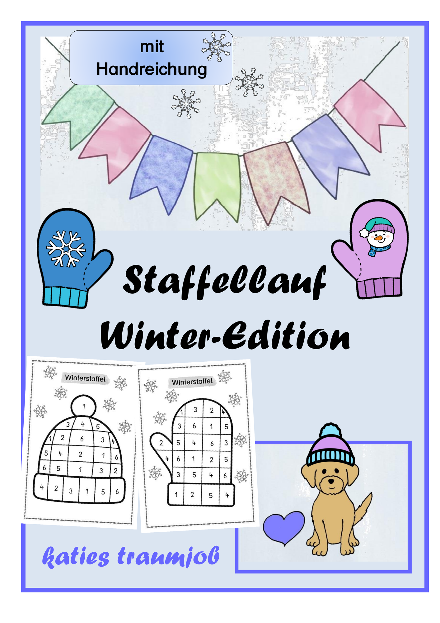 Staffellauf Winter-Edition – Unterrichtsmaterial im Fach Sport