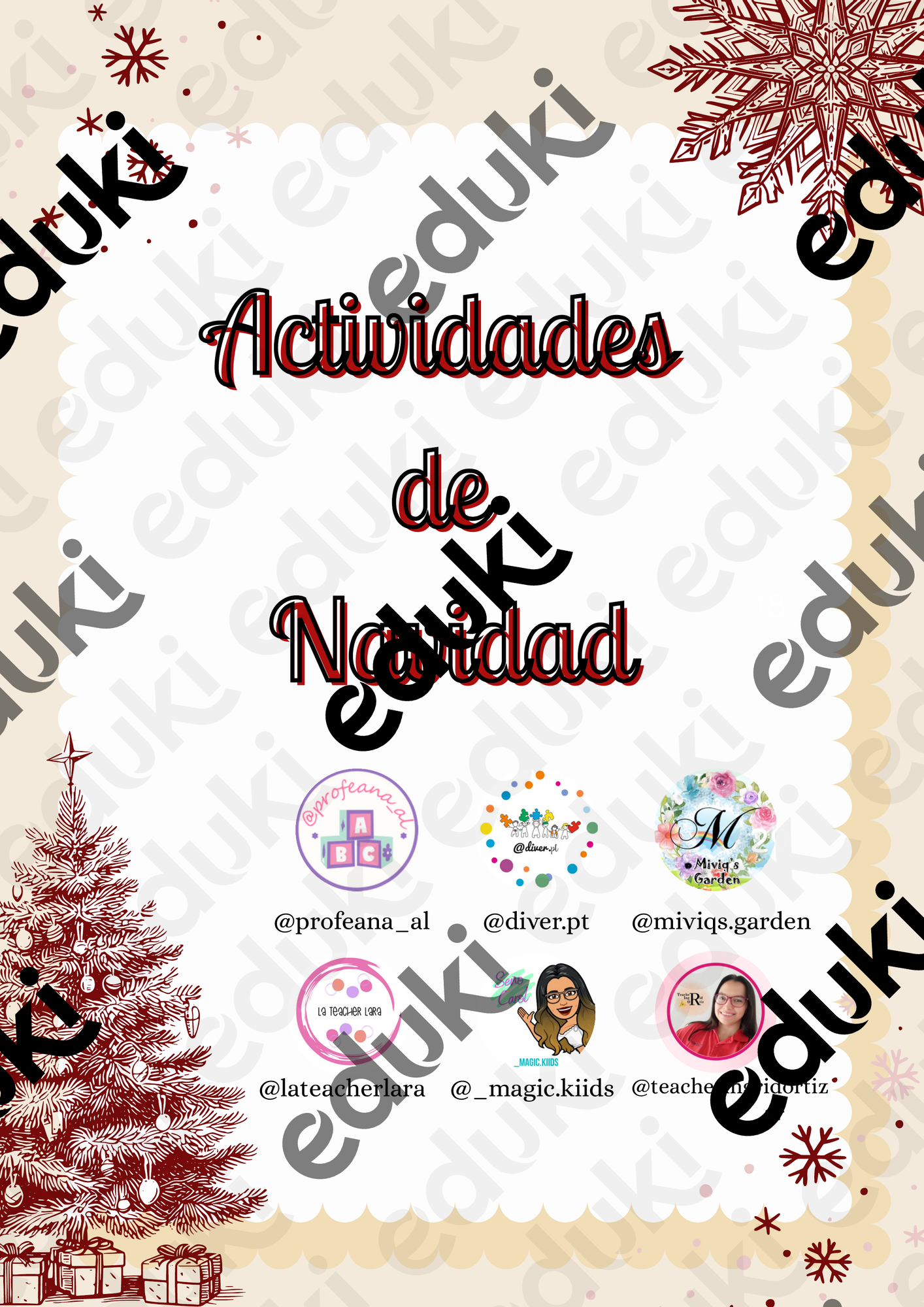 Cuaderno de Actividades de Navidad (+ de 100 páginas) - material de la ...