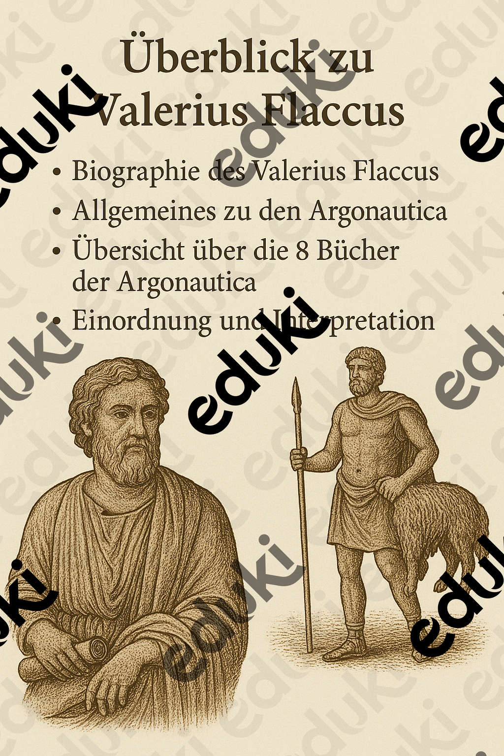 Überblick zu Valerius Flaccus - Lateinunterricht – Unterrichtsmaterial ...
