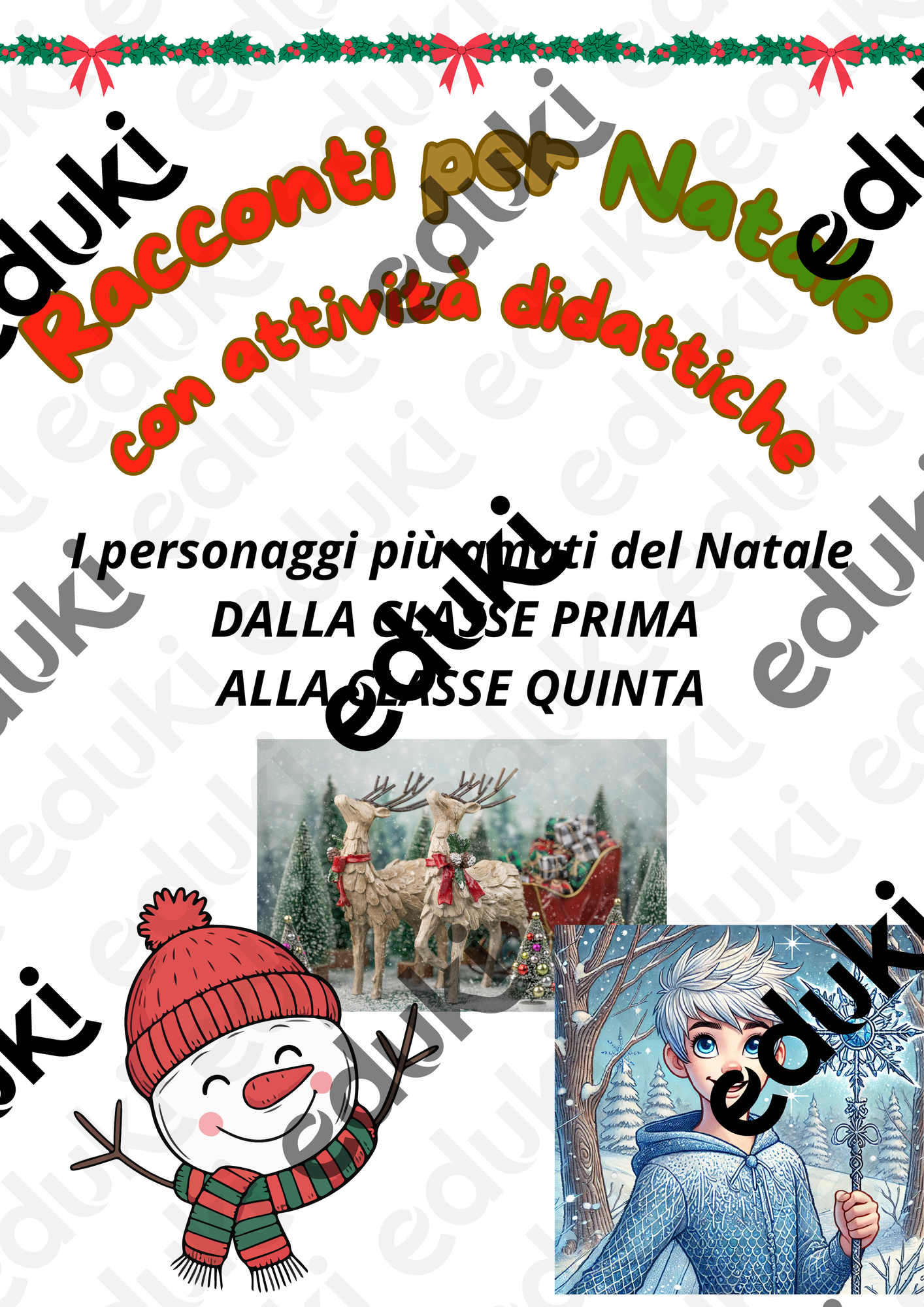 Racconti e attività di Natale - dalla prima alla quinta elementare ...