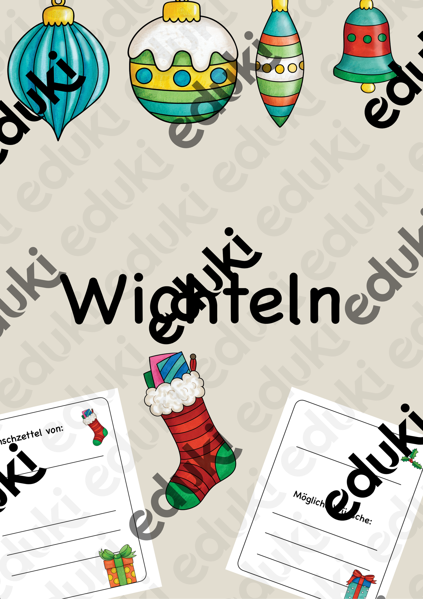 Wichteln —alles was ihr braucht – Unterrichtsmaterial im Fach ...