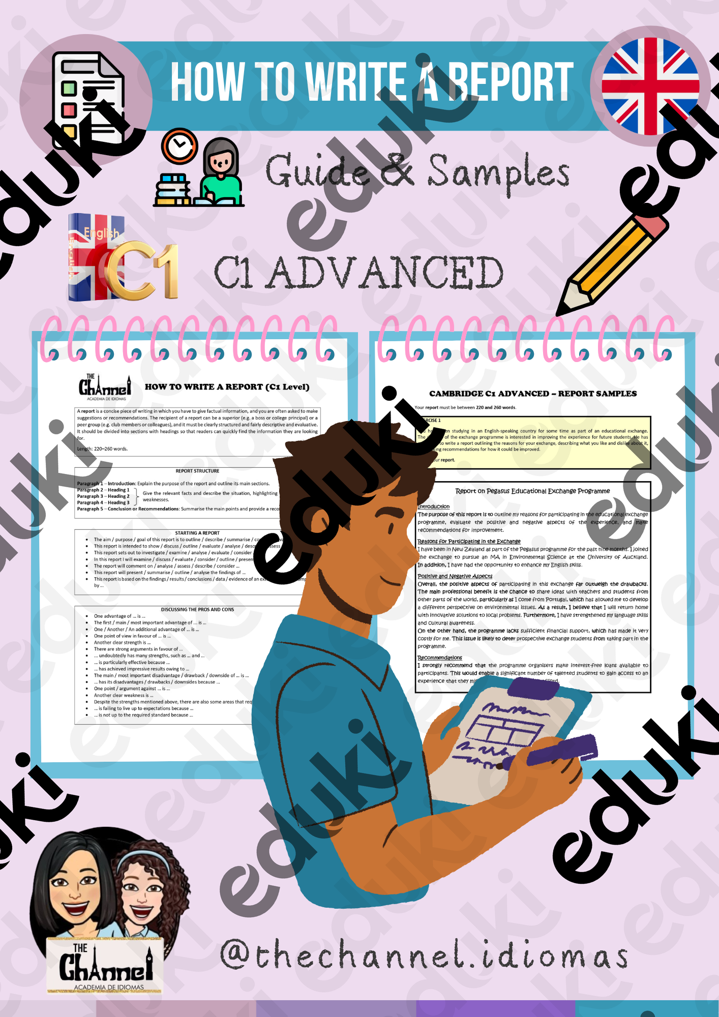 HOW TO WRITE A REPORT – Guide & Samples (C1 Advanced) - material de la ...