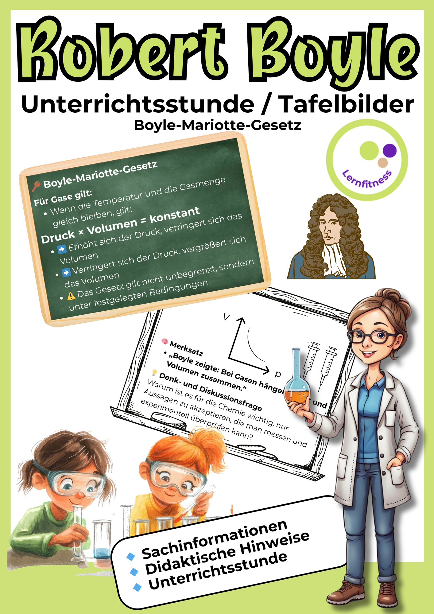 Robert Boyle – Gase & Boyle-Mariotte-Gesetz | Tafelbilder ...