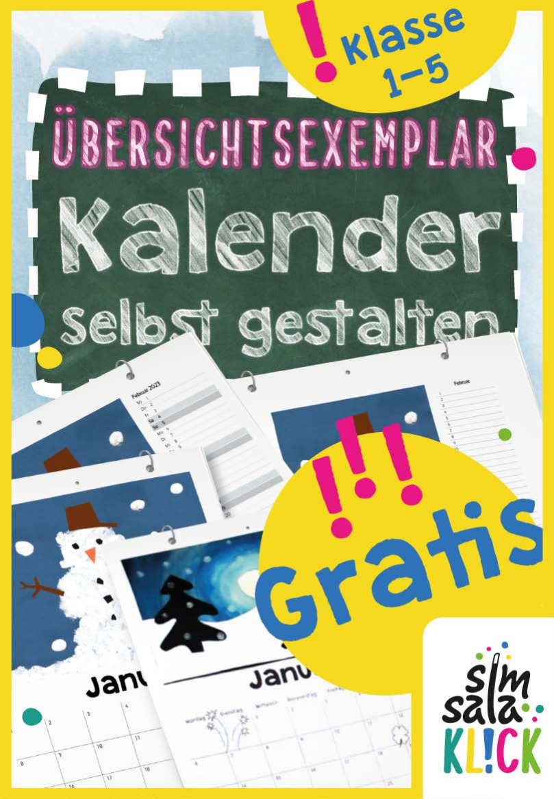 GRATIS Übersicht der DIY-Kalender-Varianten – Unterrichtsmaterial im ...