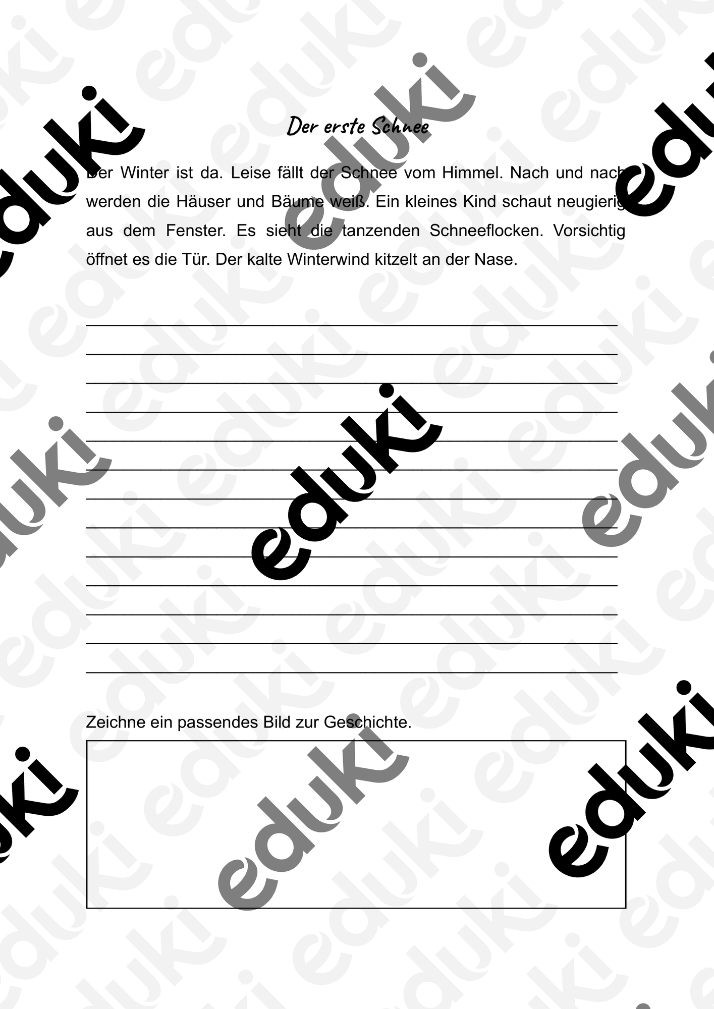 5 Wintertexte für die Grundschule – Unterrichtsmaterial im Fach Deutsch