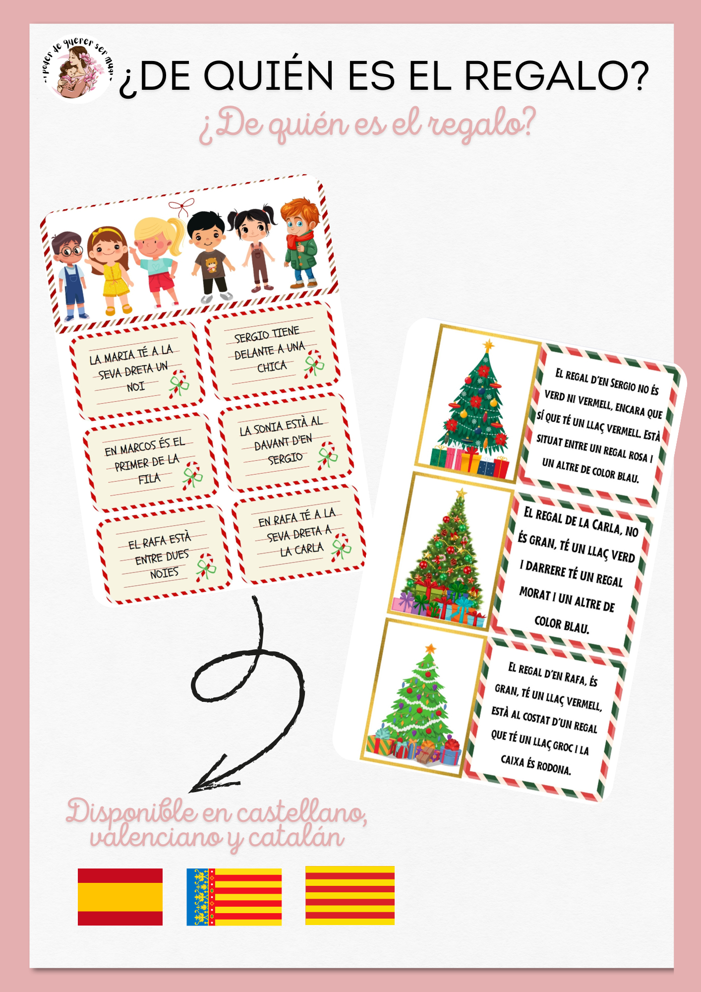 ¿DE QUIÉN ES EL REGALO? COMPRENSIÓN LECTORA - material de la siguiente ...