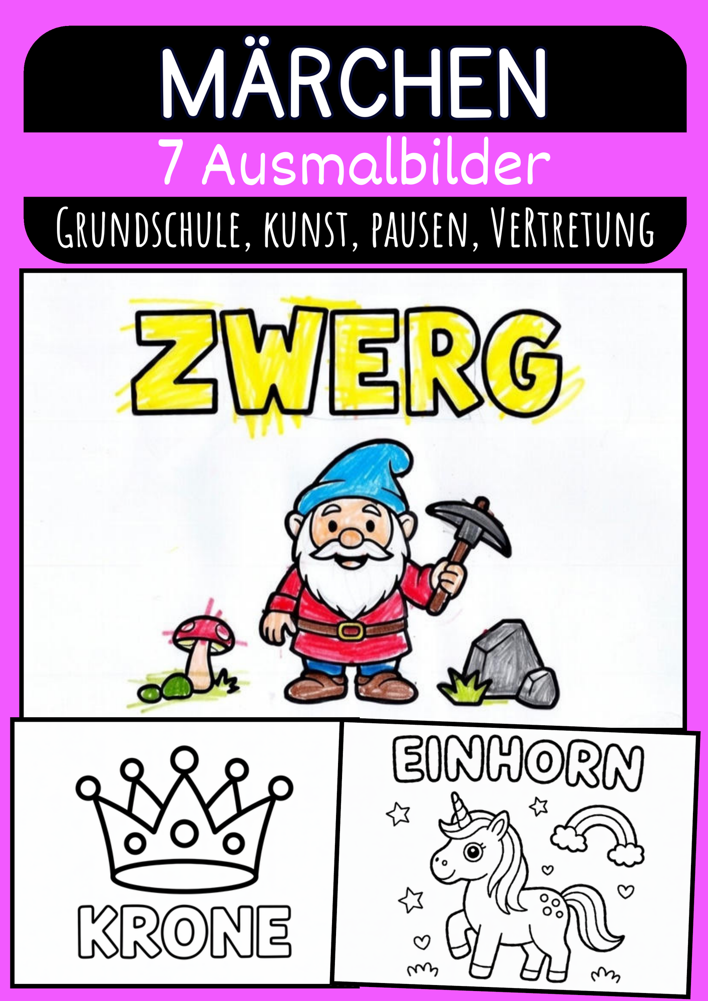 Märchen Bild Grundschule Ausmalbilder Märchen Grundschule ...