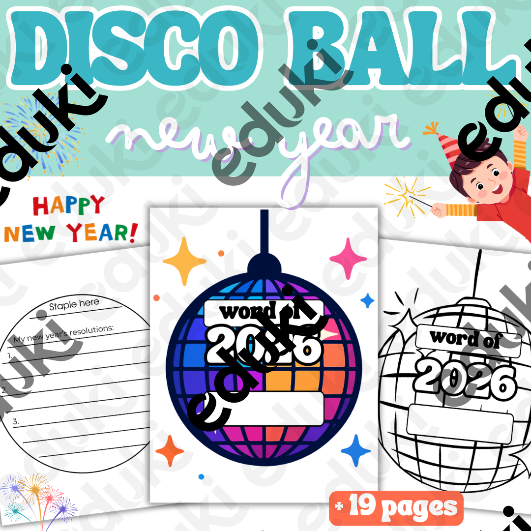 Disco Ball New Year Craft 2026 New Years Activities & Resolutions ...